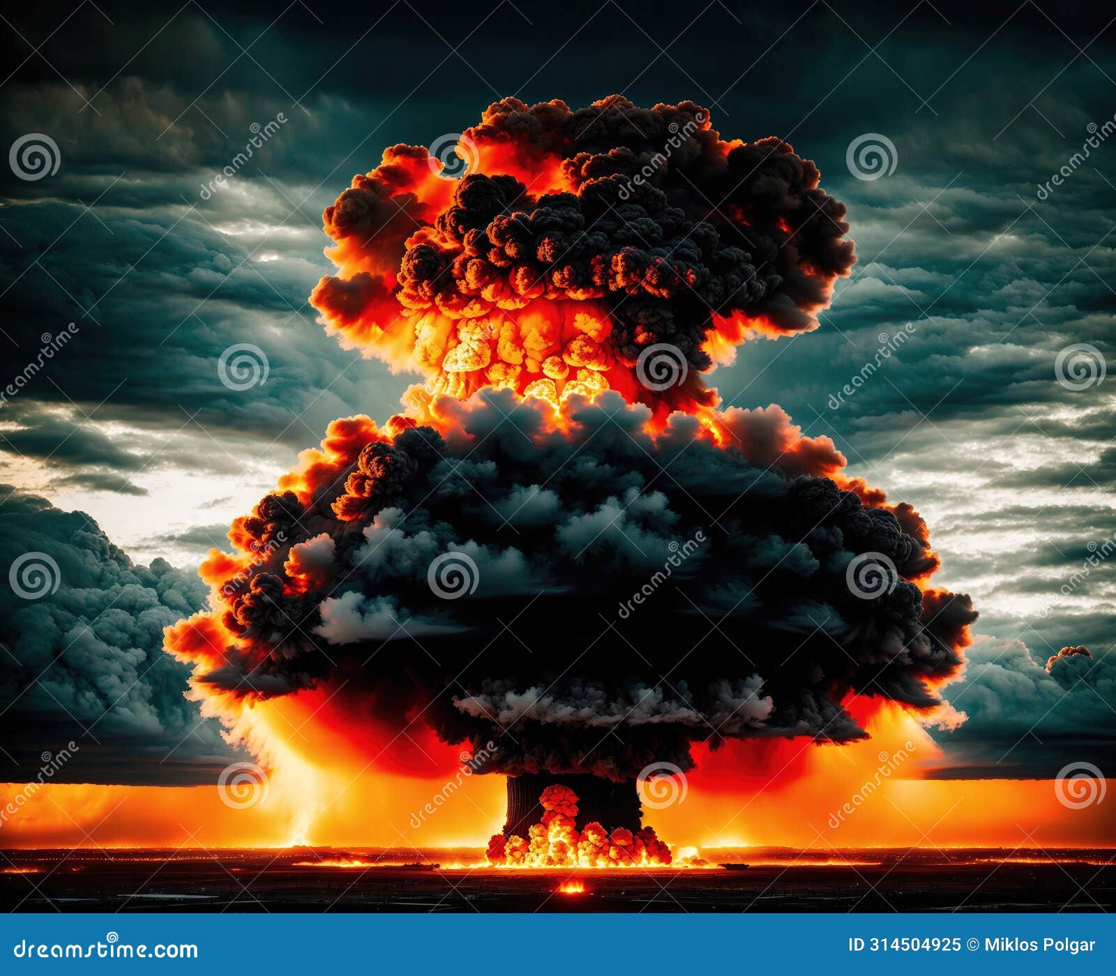 Nuclear Explosion stock image. Image of ground, shelter - 314504925