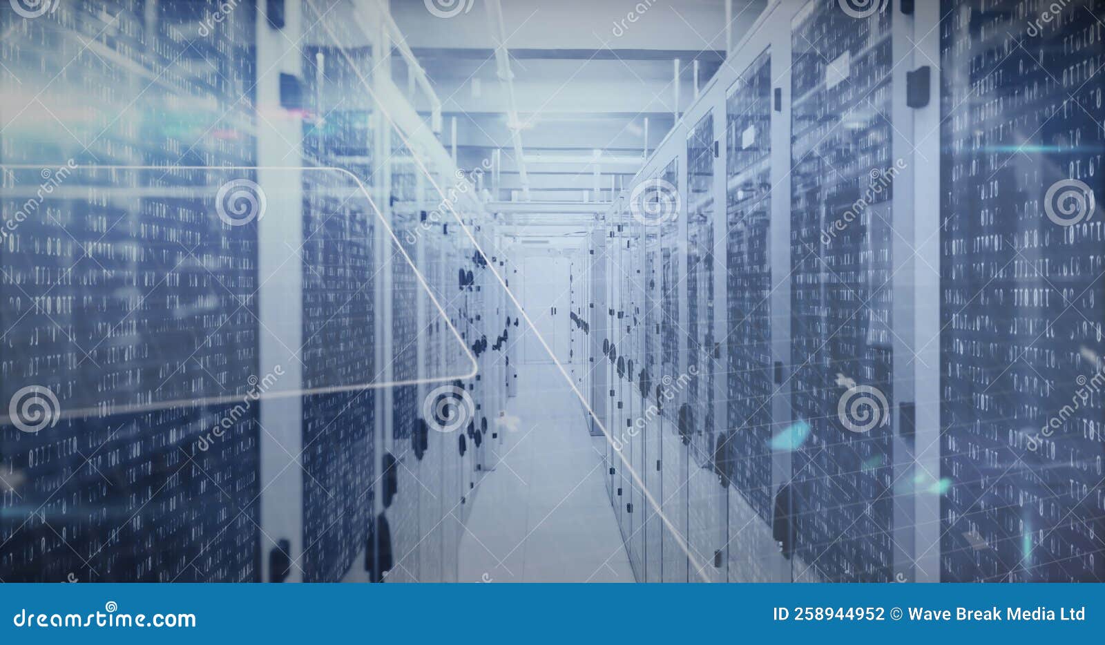 The Image Depicts a Network of Internet Service Providers or Data ...