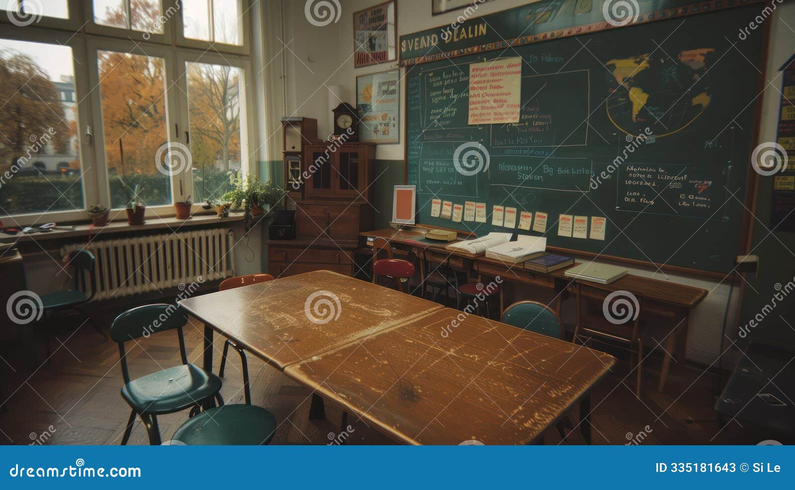 Shortage of Teachers in German Schools: Old Blackboard in an Empty ...