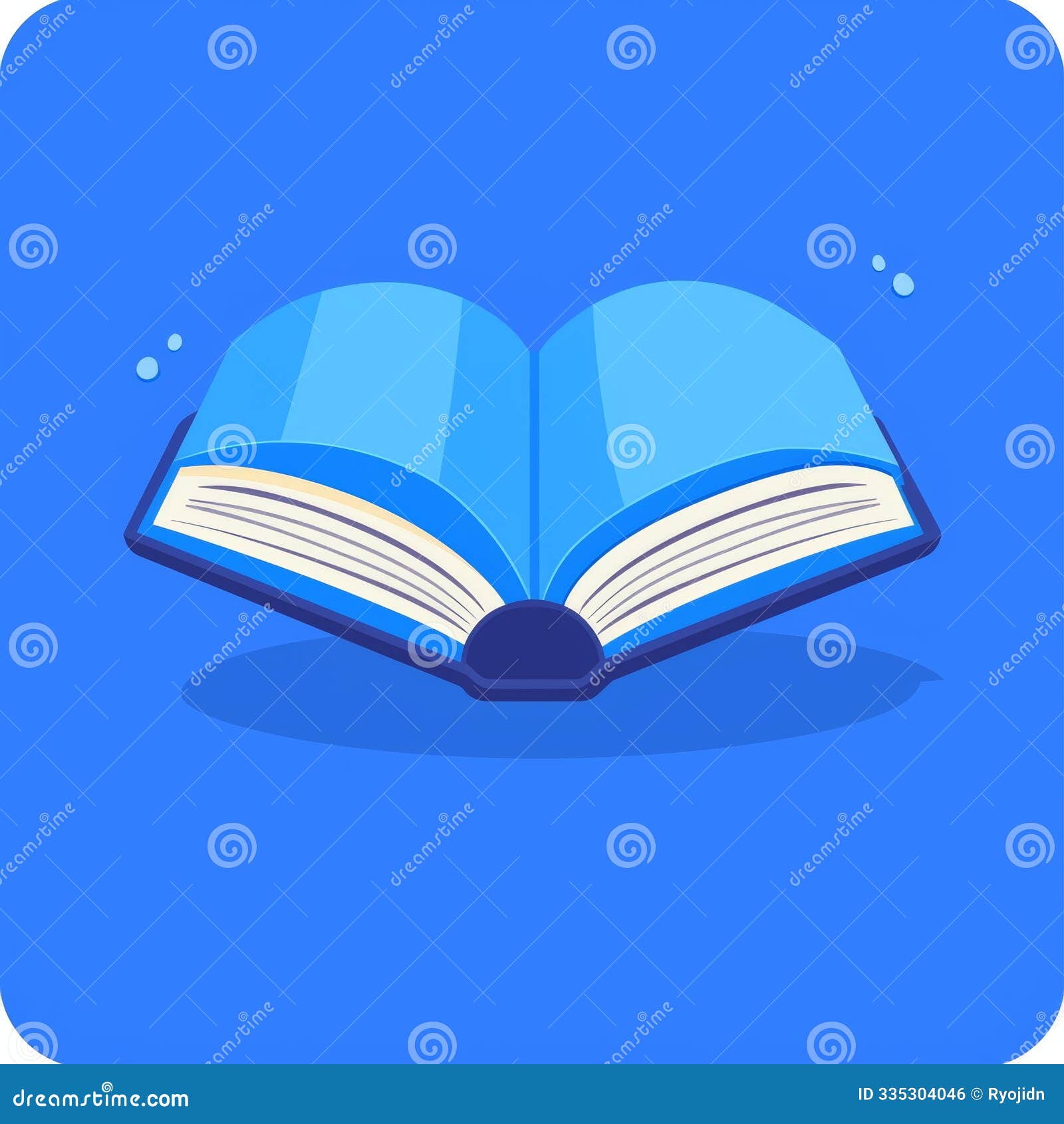 Open Book stock illustration. Illustration of story - 335304046