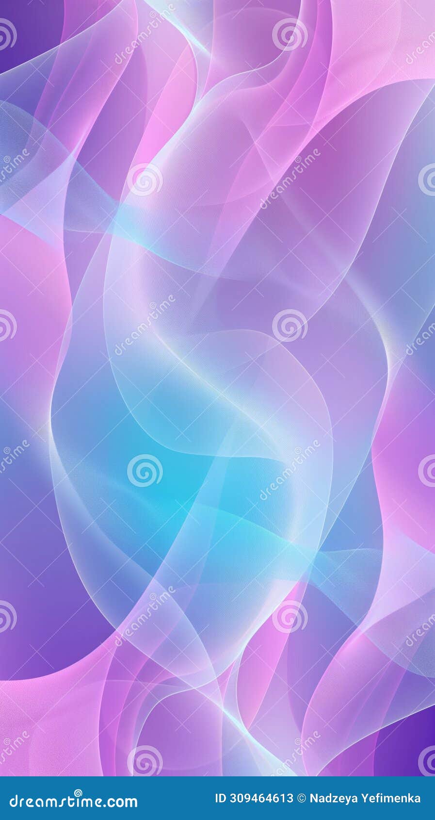 Pastel Waveforms Intertwining in a Holographic Softscape. AI Generated ...