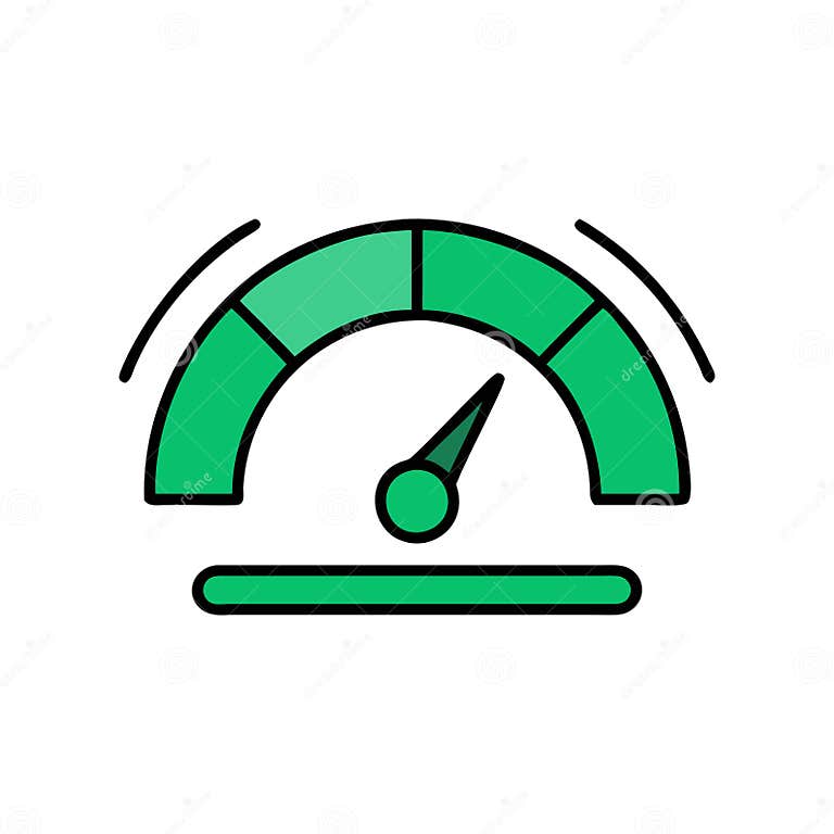 Speedometer Gauge Vector for Performance and Efficiency Designs Stock ...