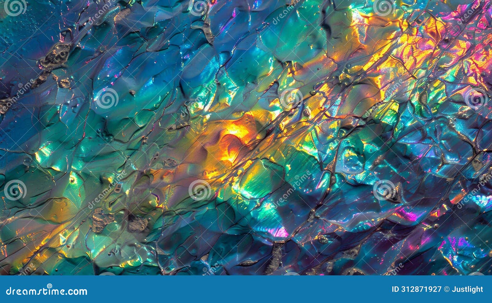 Image Depicts the Surface of the Polymer Under a Polarized Light ...