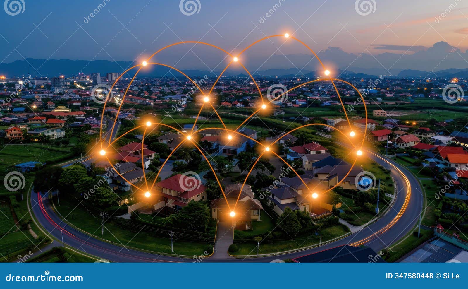 Connecting the World: Global Digital Technology Networks Stock ...