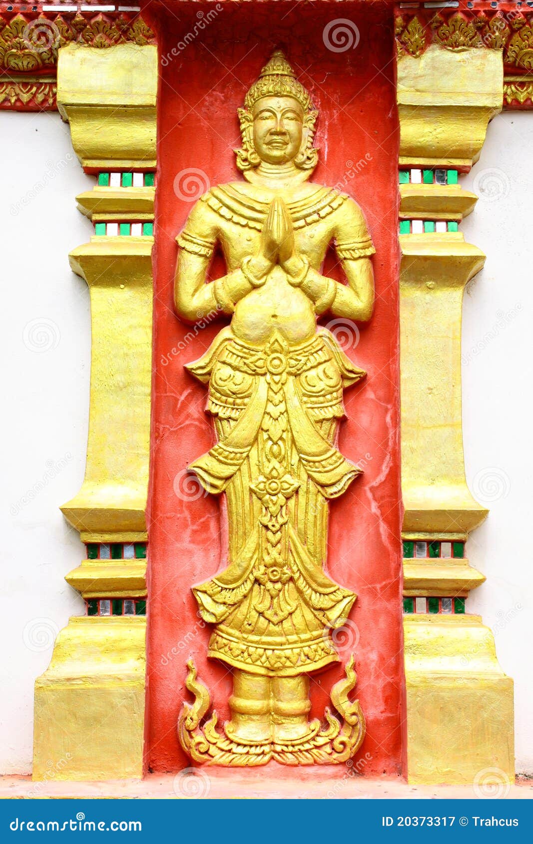Image of Deva in Fairy Tale of Buddhism Stock Image - Image of adore ...