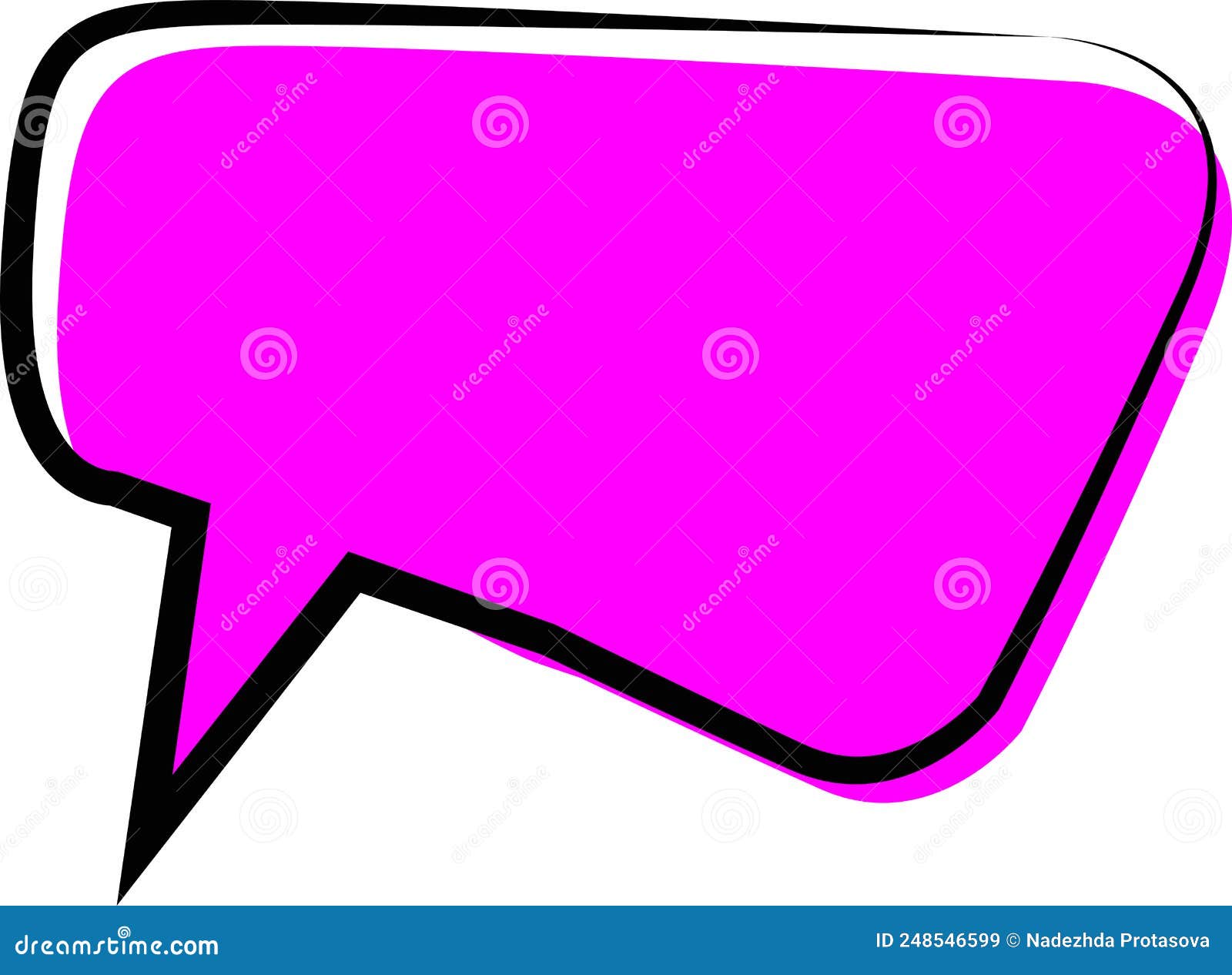 The Image of the Dialogue in Bright Colors. Stock Vector - Illustration ...