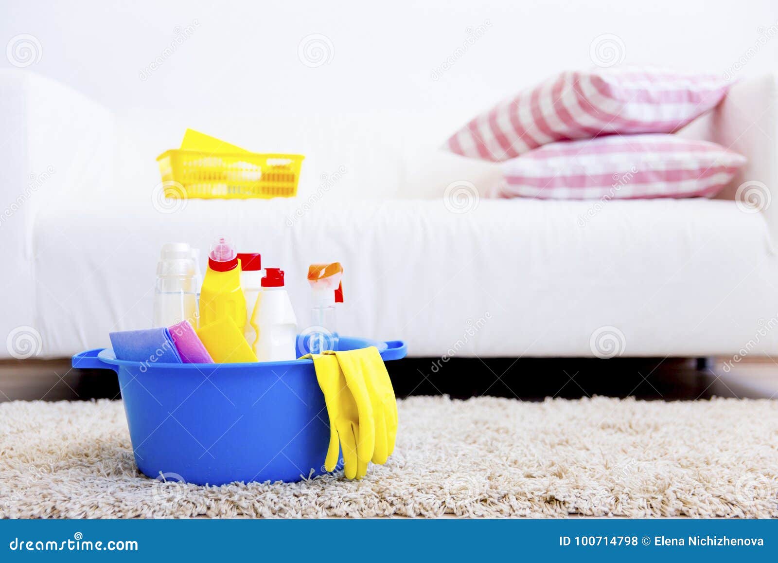 Equipment for cleaning stock photo. Image of service - 100714798