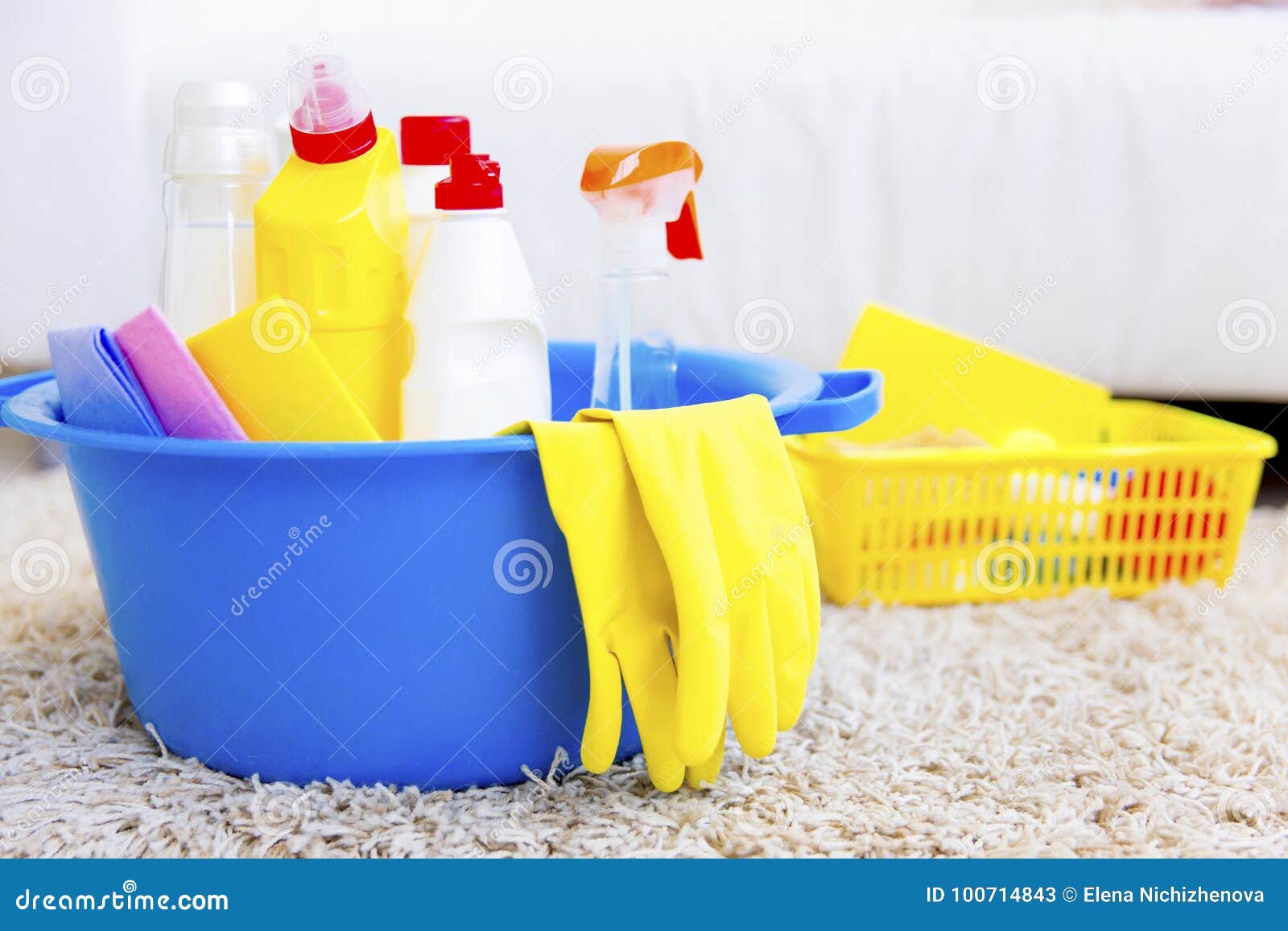 Equipment for cleaning stock image. Image of chemical - 100714843