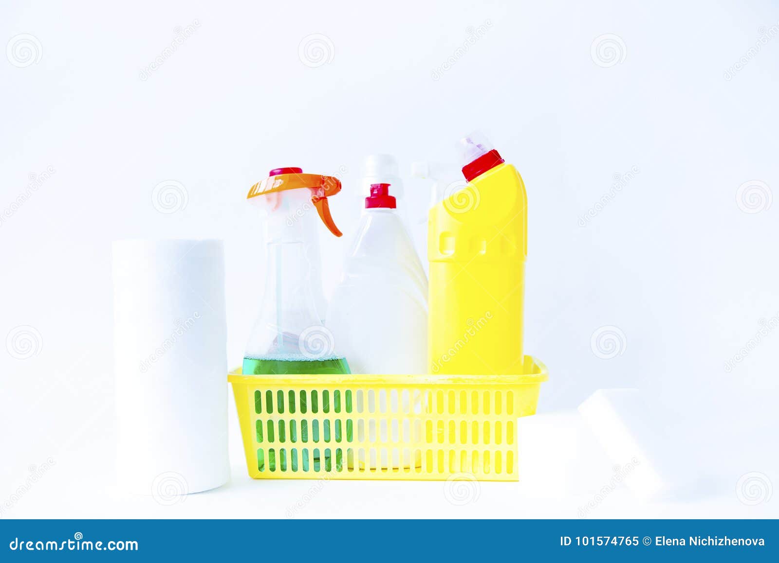 Things for cleaning stock image. Image of dispensers - 101574765