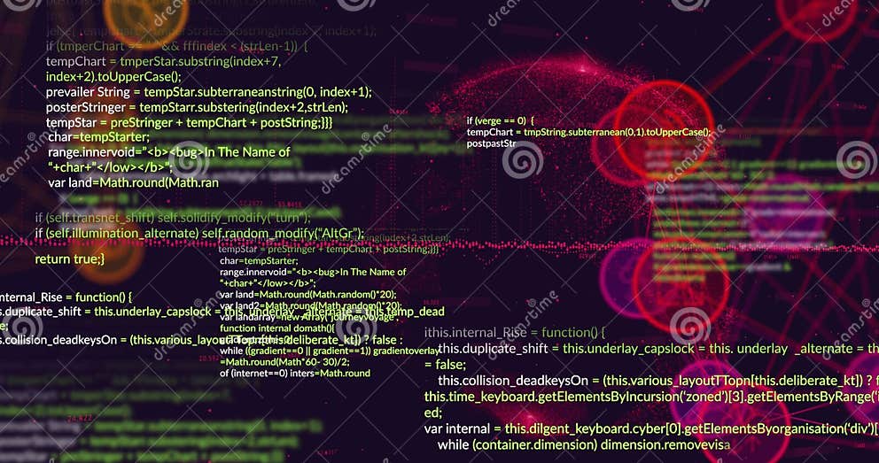 Image of Digital Computer Icons Interconnecting with Lines and ...
