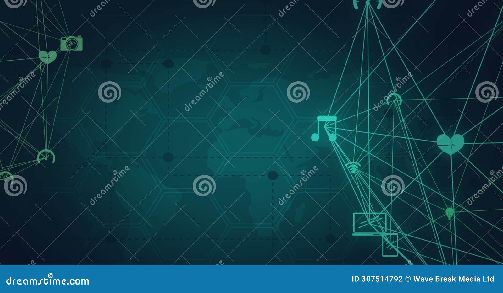 Image of Digital Interface with Globes of Network of Connections and ...