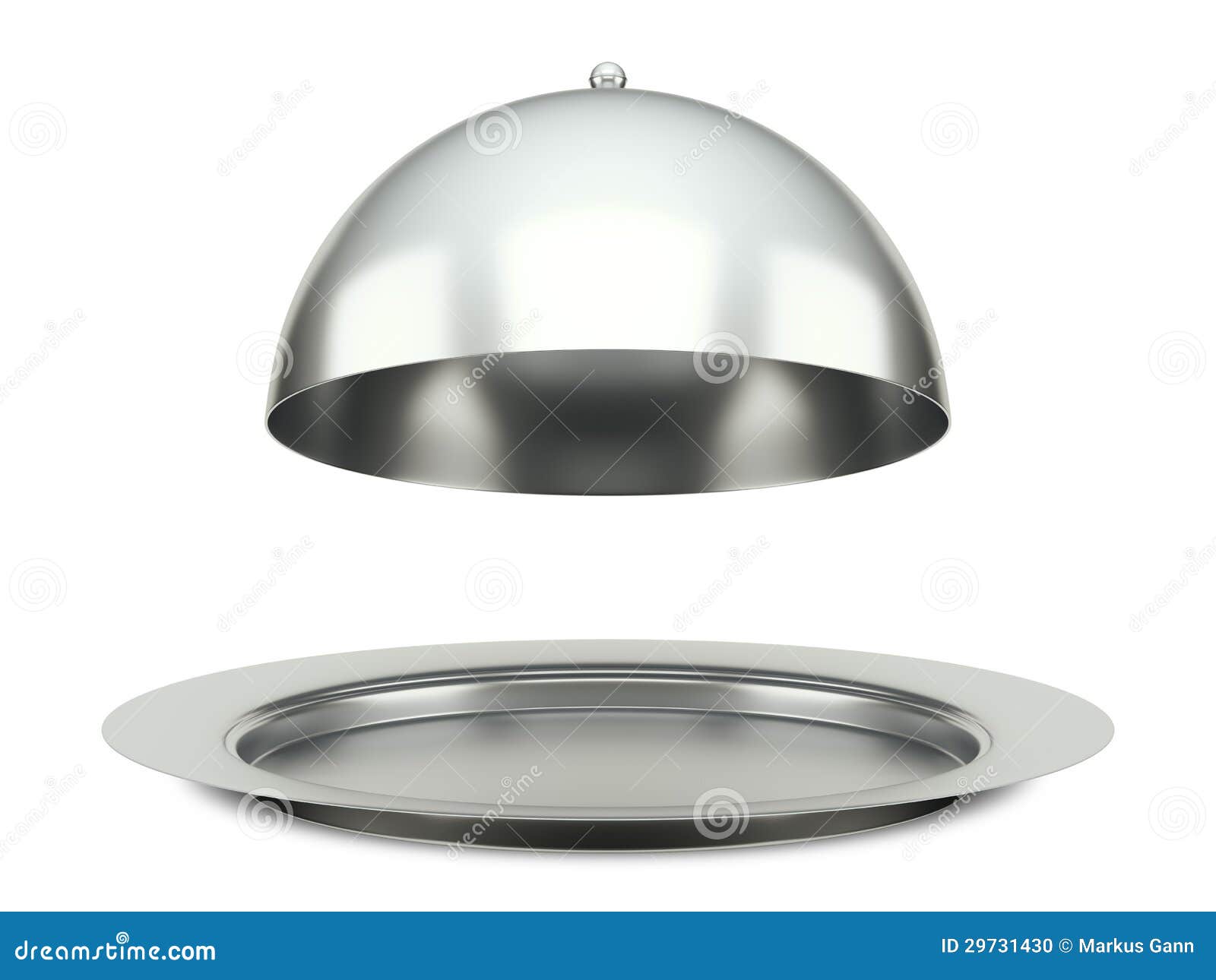 Dining Silver Cloche Platter Stock Illustration - Illustration of ...