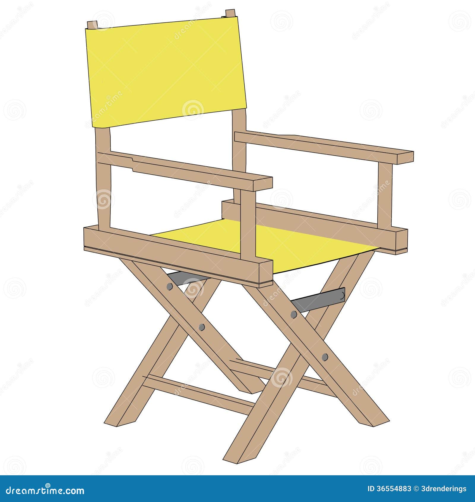 Image of director chair stock illustration. Illustration of toon - 36554883