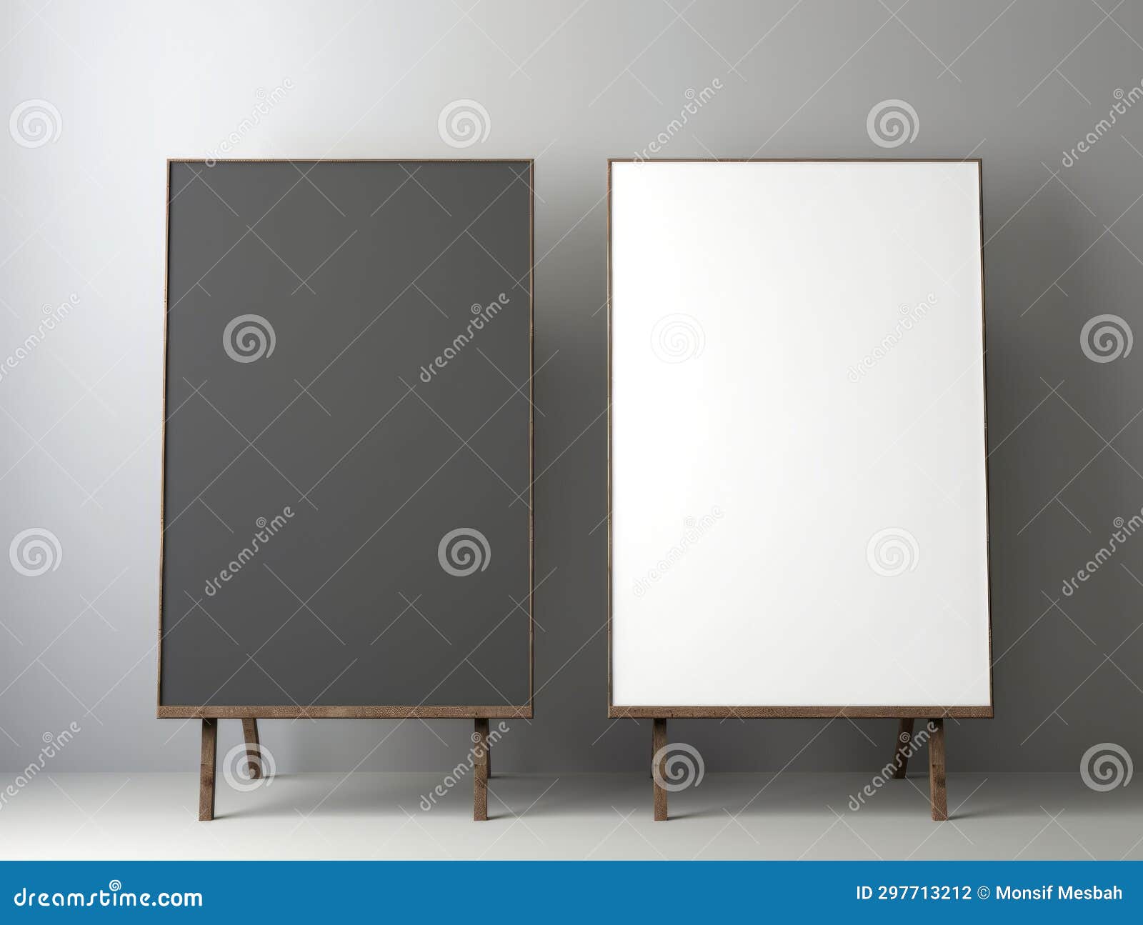 Two Mysterious Blank Boards Awaiting Artwork - Creativity Starts Here ...