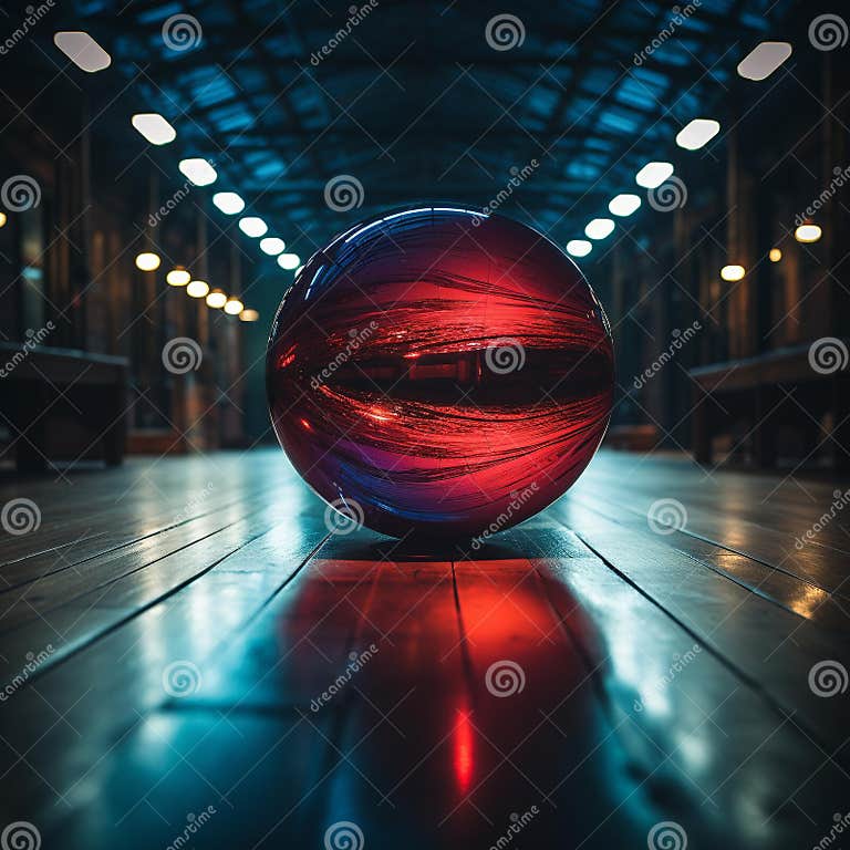 An Image of a Distorted Reflection or Mirror, with No Recognizable ...