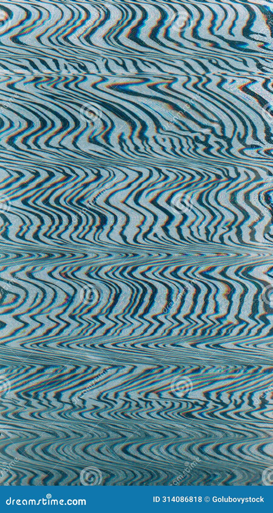 Image Distortion Digital Glitch Zebra Pattern Tv Stock Illustration ...