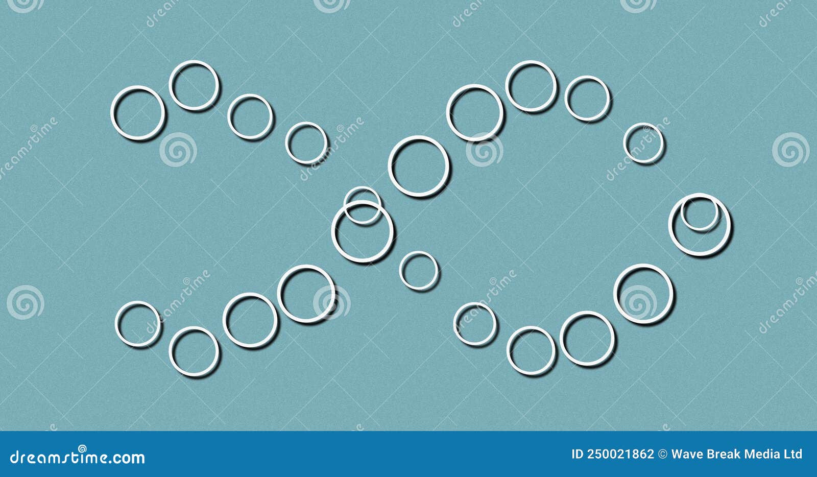 Image of Dna Strand on Gray Background Stock Illustration ...