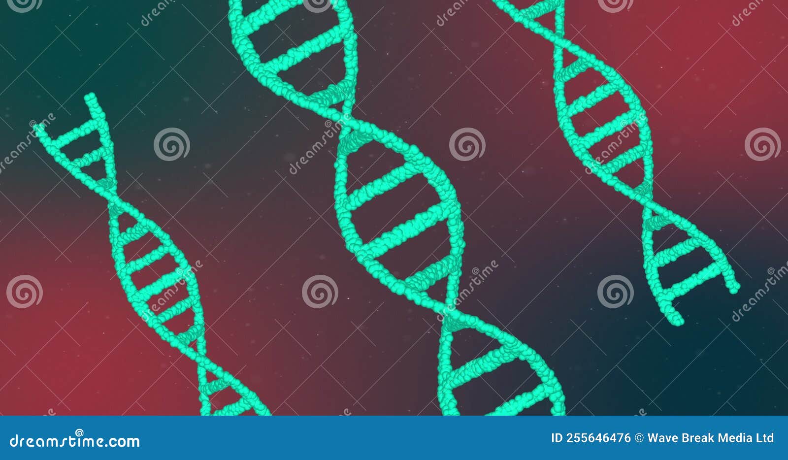 Image of DNA Structures Against Multi Color Background Stock ...