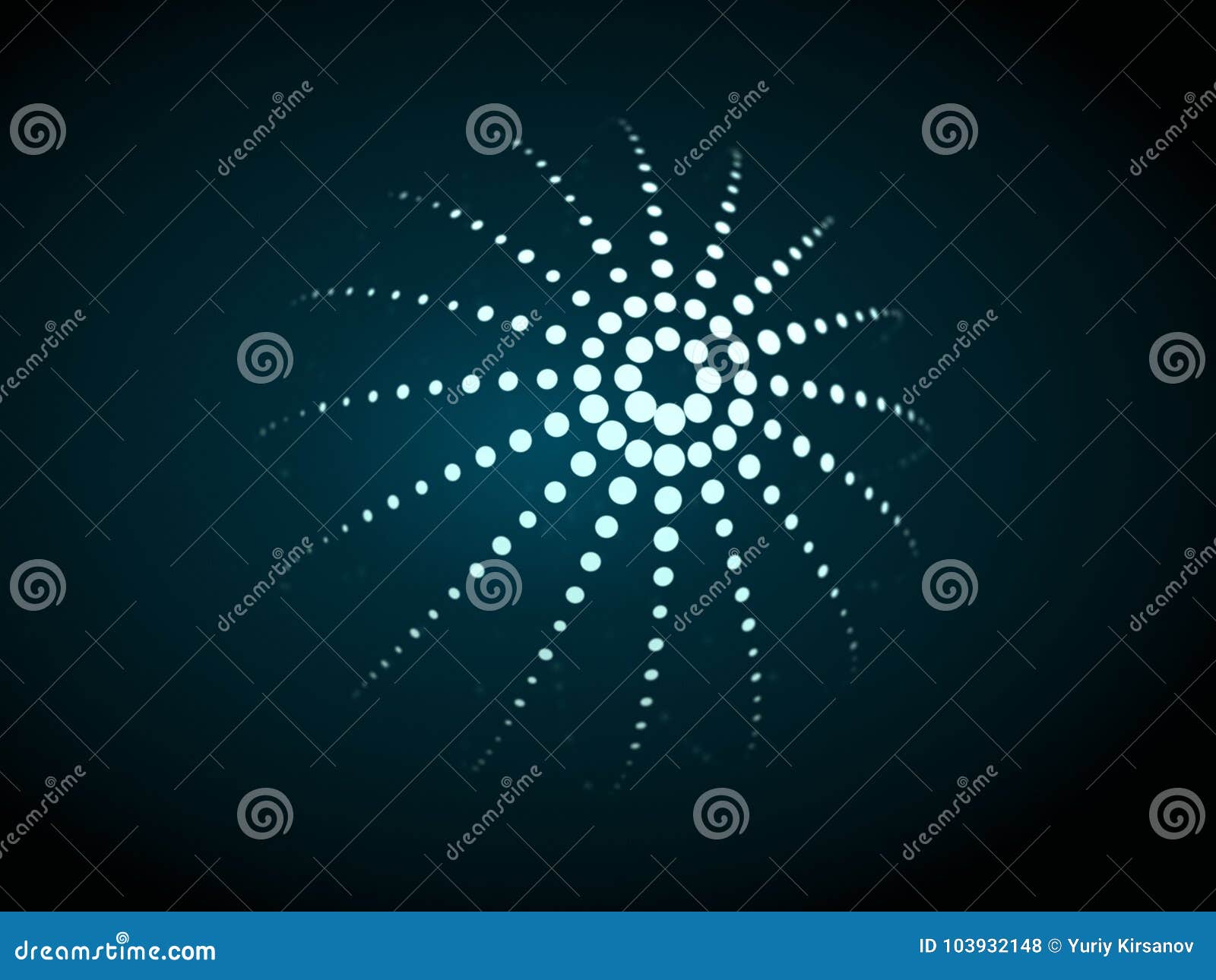 Dots abstract graphics stock illustration. Illustration of dimensional ...