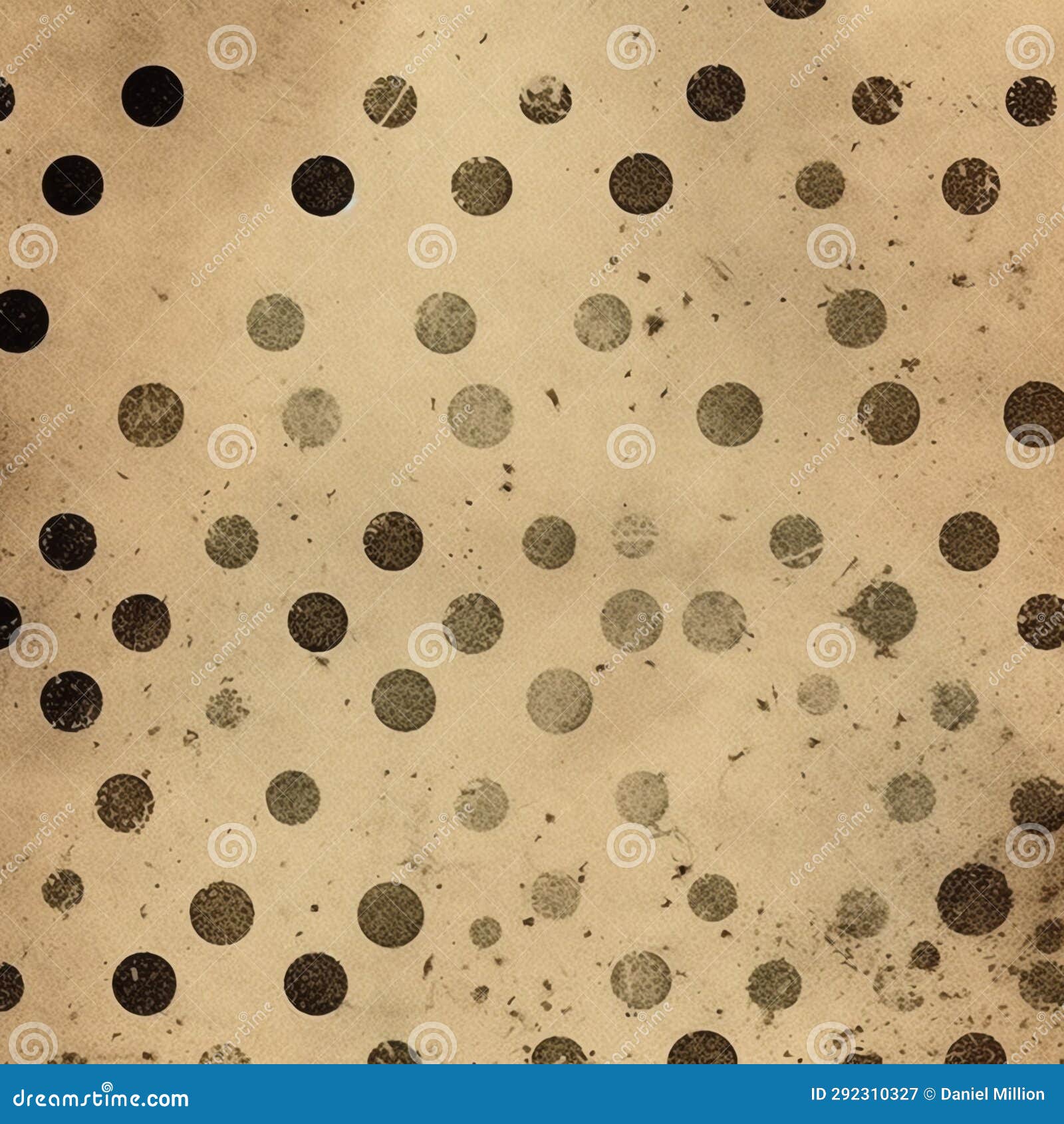 Dots Old Paper, Vintage Digital Paper Stock Illustration - Illustration ...