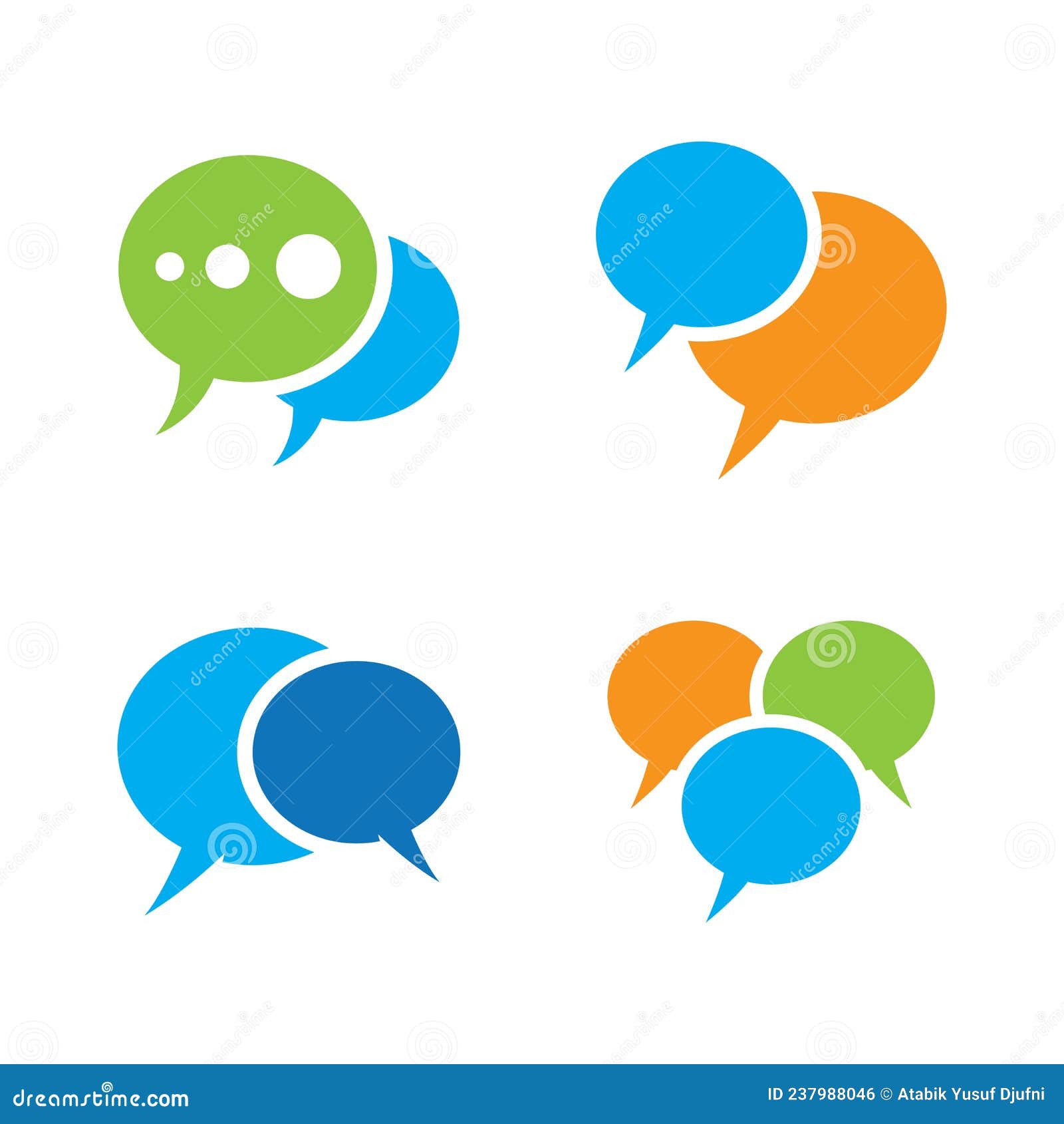 Image Du Logo De La Bulle Vocale Illustration de Vecteur - Illustration ...