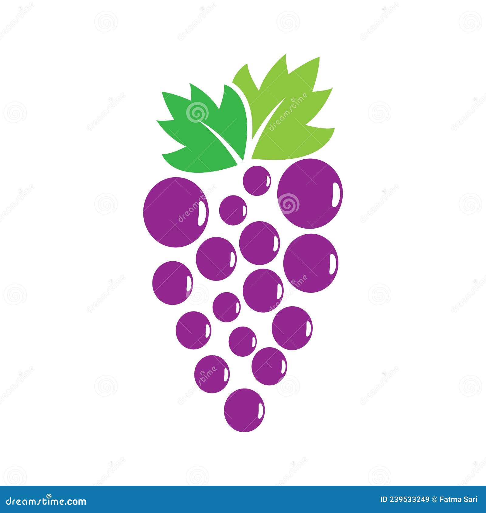 Image du logo du raisin illustration de vecteur. Illustration du ...