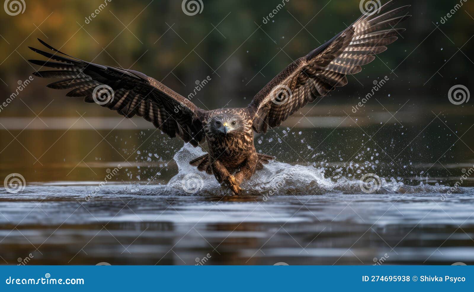 Image of Eagle with a Fierce Expression Generative AI Stock ...
