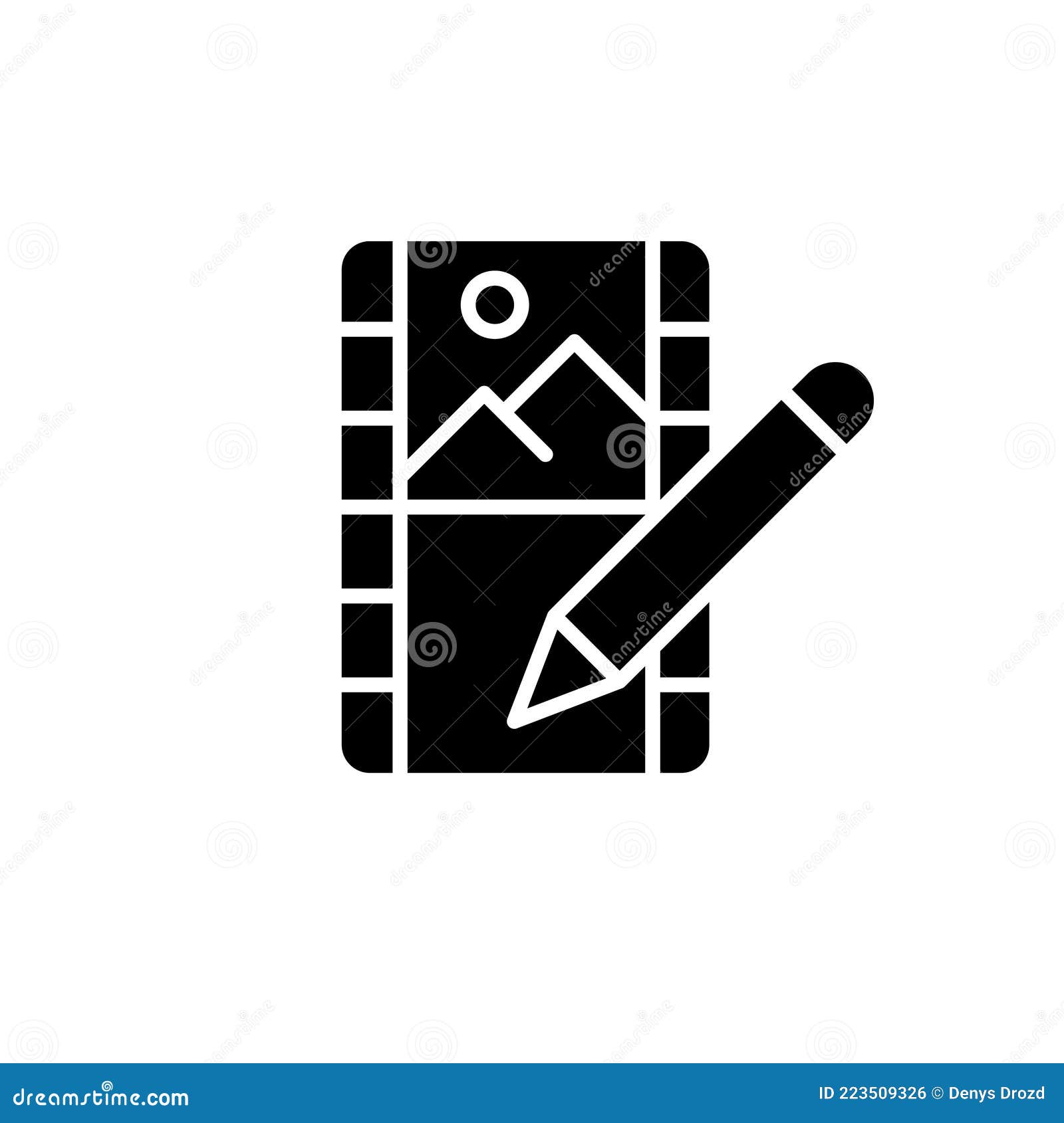 Image Editing Icon Vector Set. Online Editor Illustration Sign ...