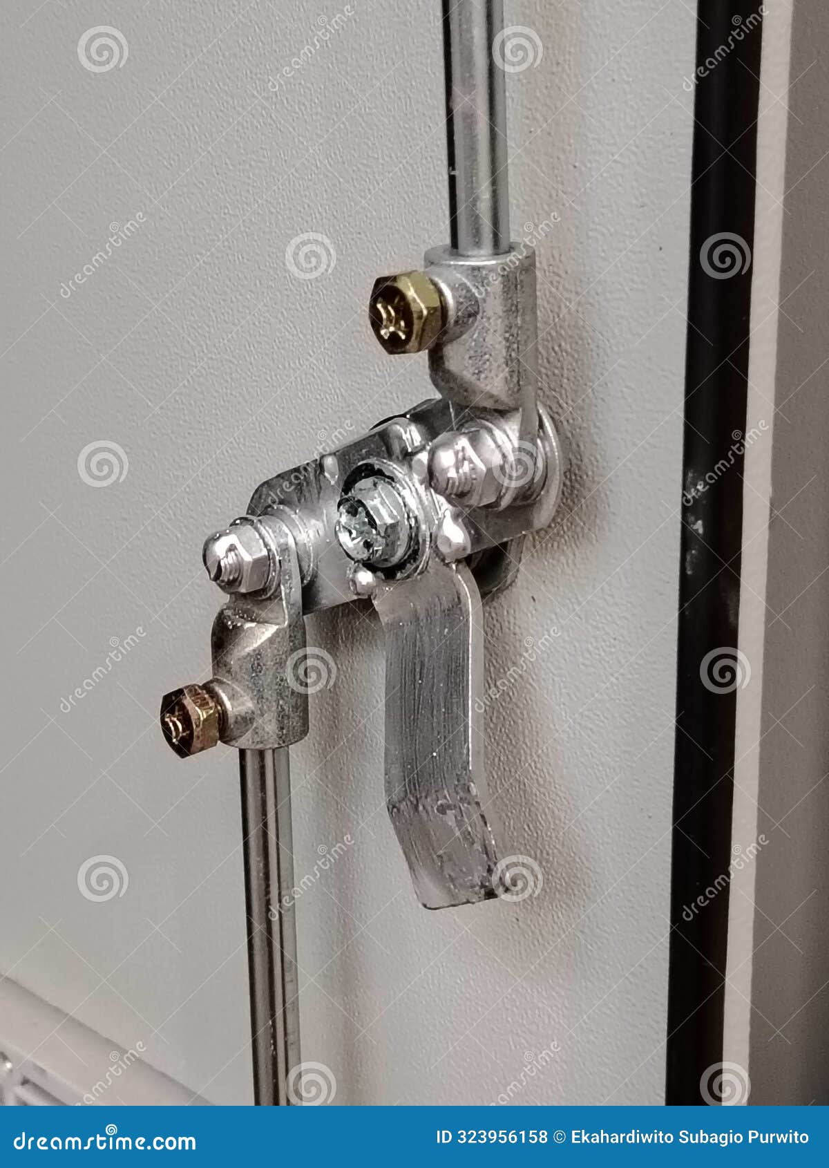 Image of Electrical Cabinet Lock System. Stock Photo - Image of ...