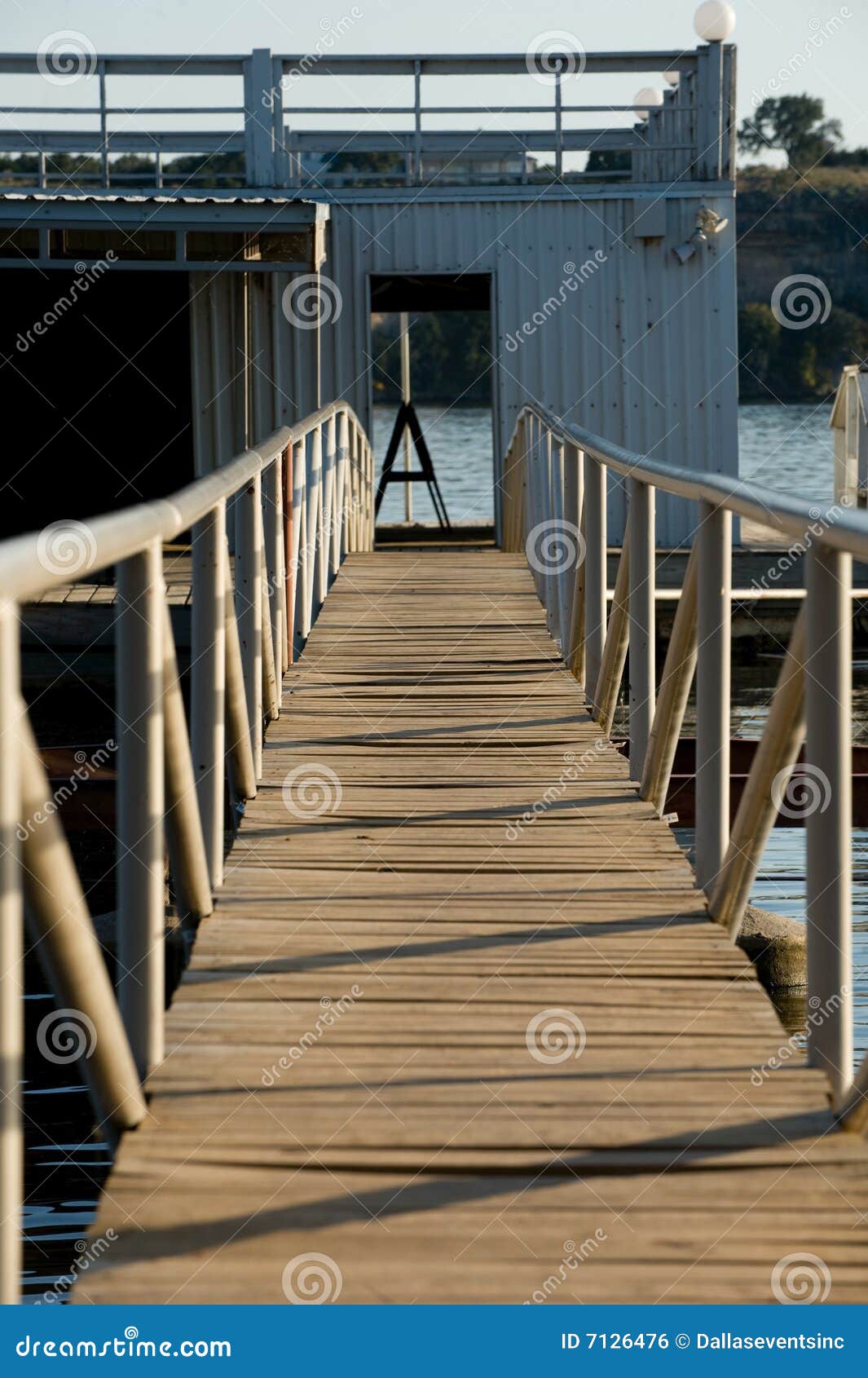 An Image of an Empty Boat Dock Stock Photo - Image of recreation, greek ...