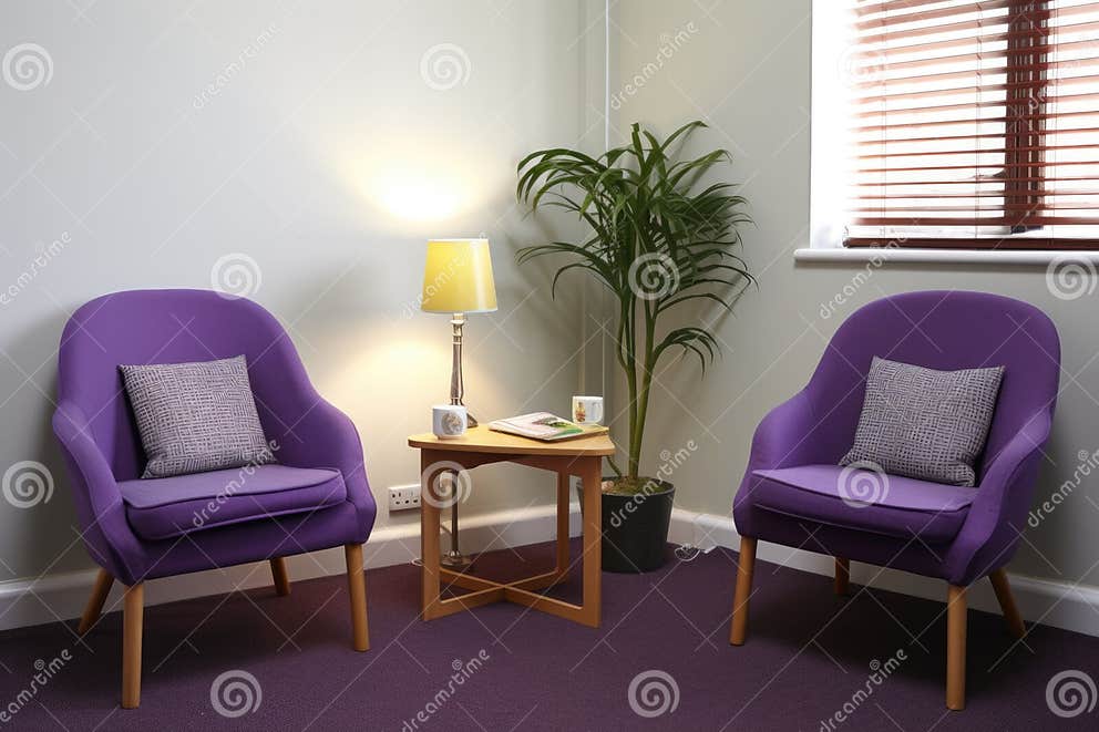Image of an Empty Counselling Room with Two Seats Stock Photo - Image ...