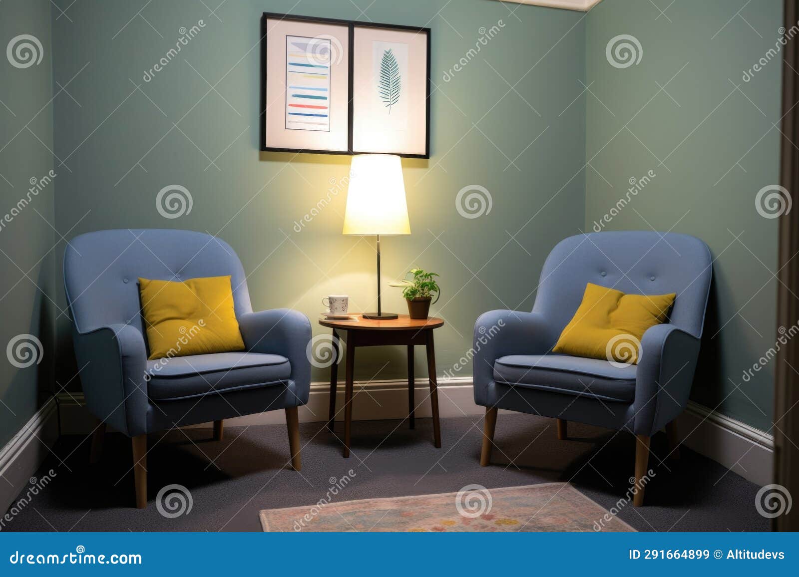 Image of an Empty Counselling Room with Two Seats Stock Image - Image ...
