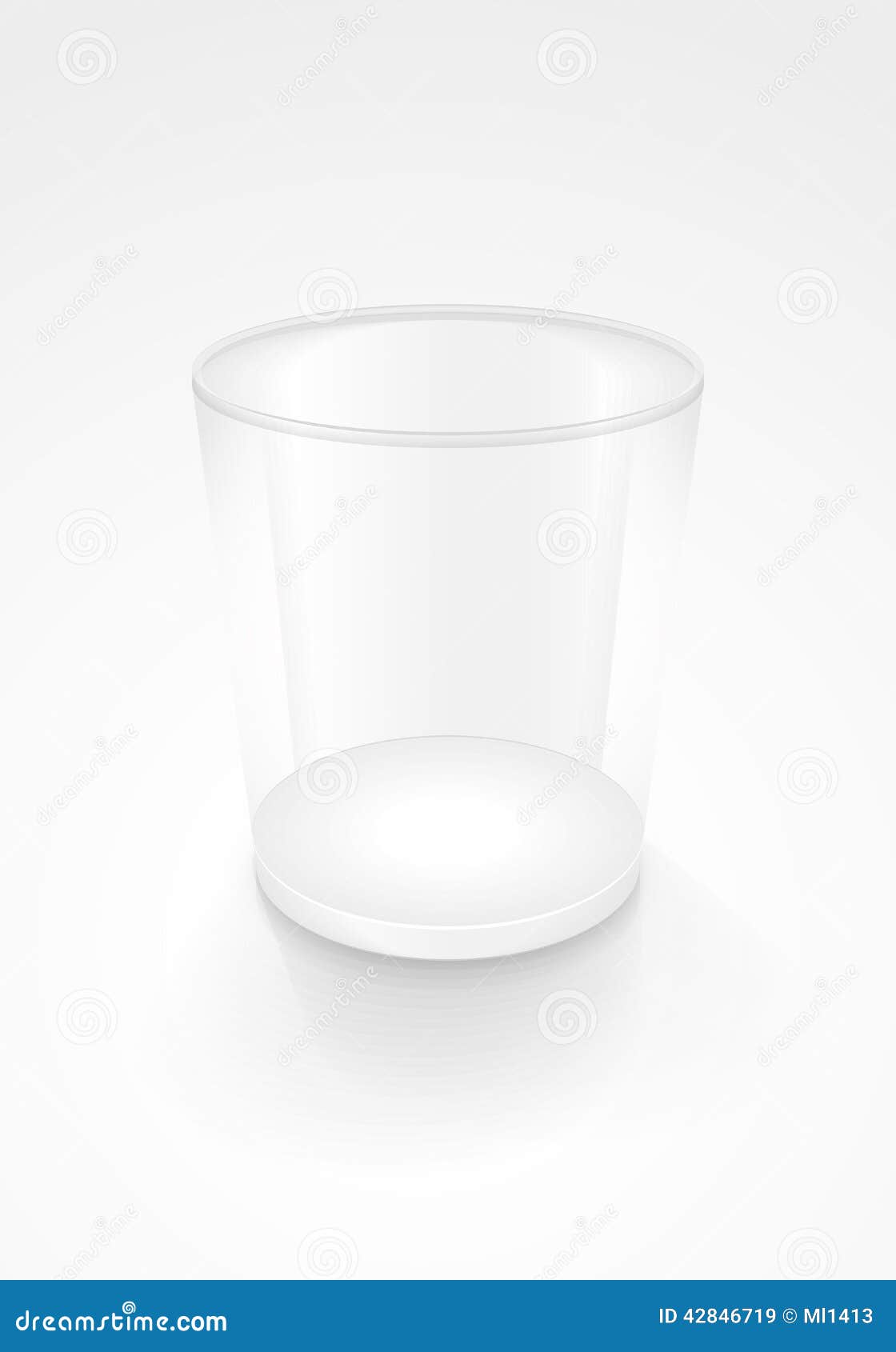 Image of an empty glass stock vector. Illustration of drop - 42846719