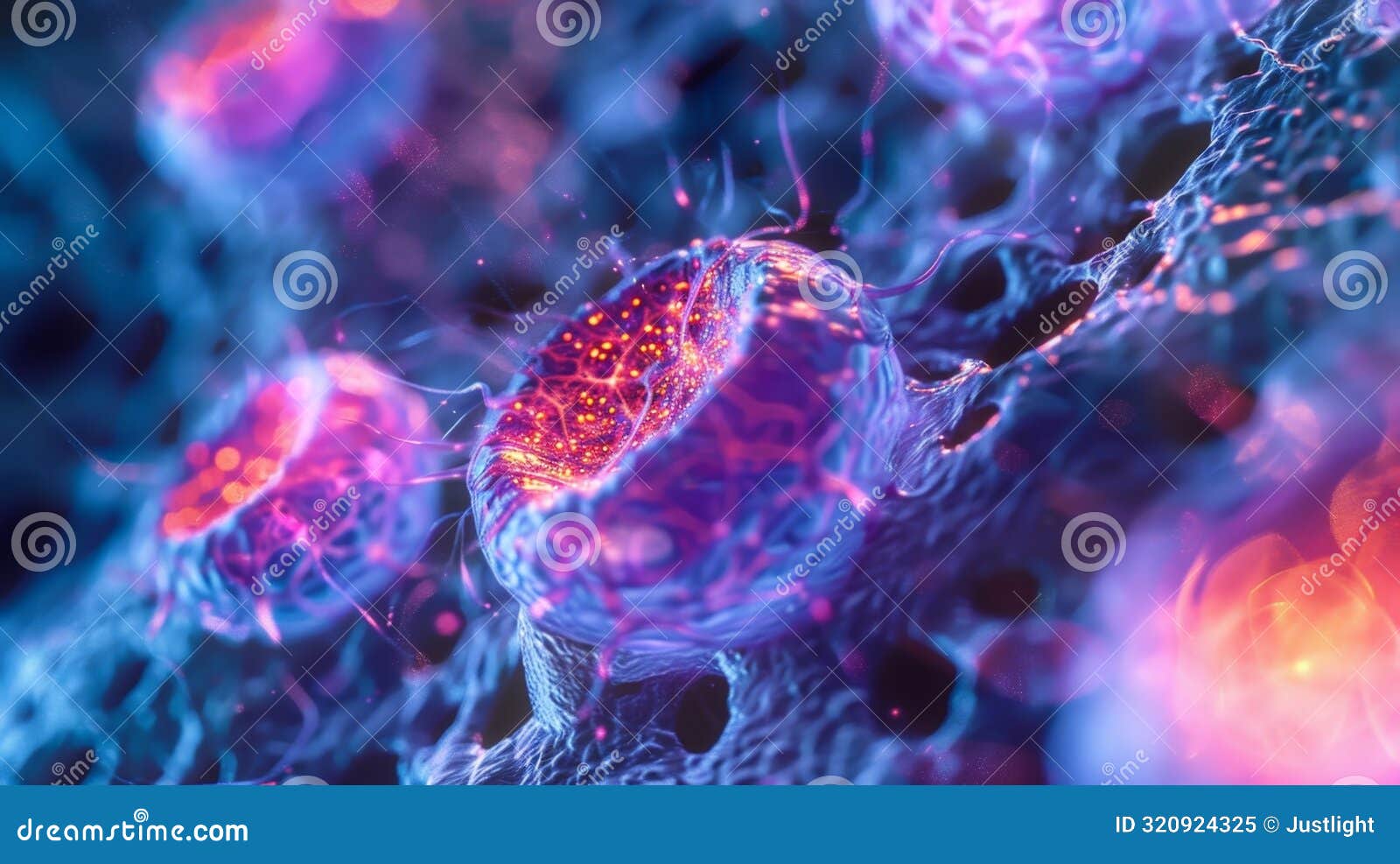 An Image of Endothelial Cells Undergoing Angiogenesis the Process of ...
