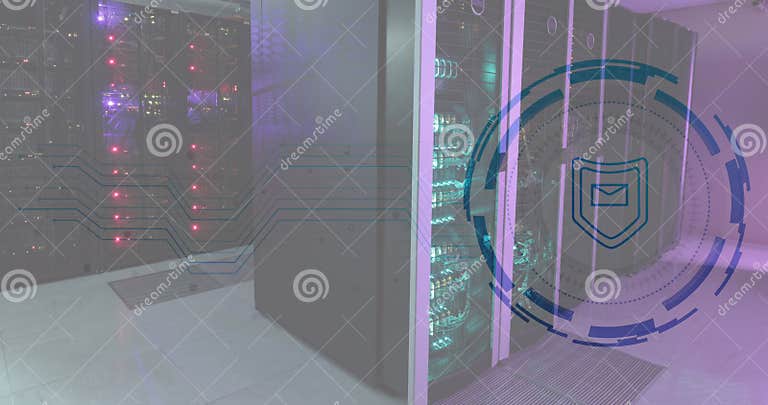 Image of Envelope and Shield in Loading Circles, Illuminated Data ...