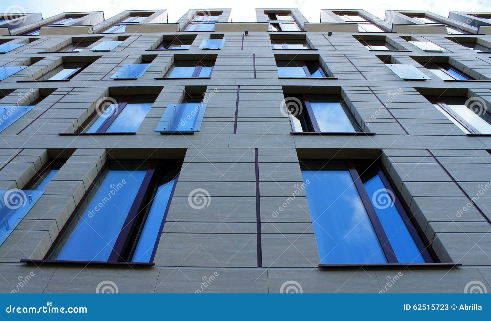 Image of the Facade of a Modern High Rise Building Stock Image - Image ...