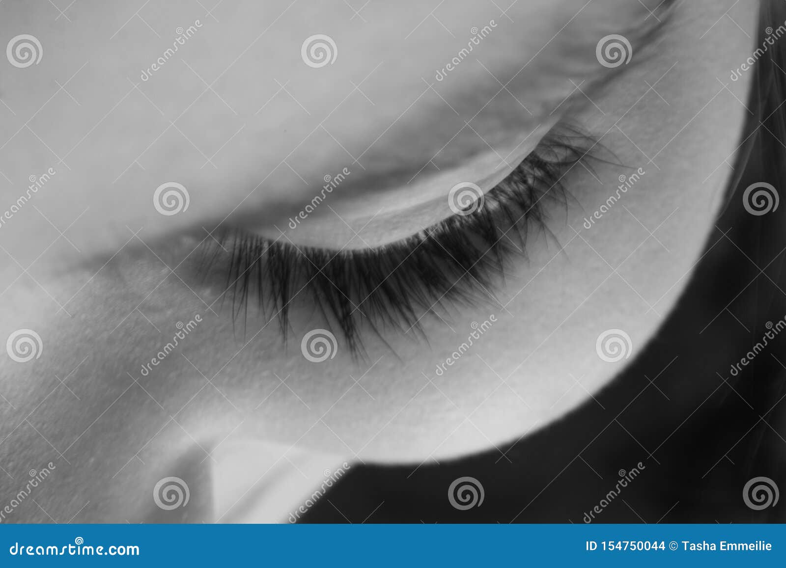 Eyelashes and Eyebrow,cheek Stock Photo - Image of child, detail: 154750044