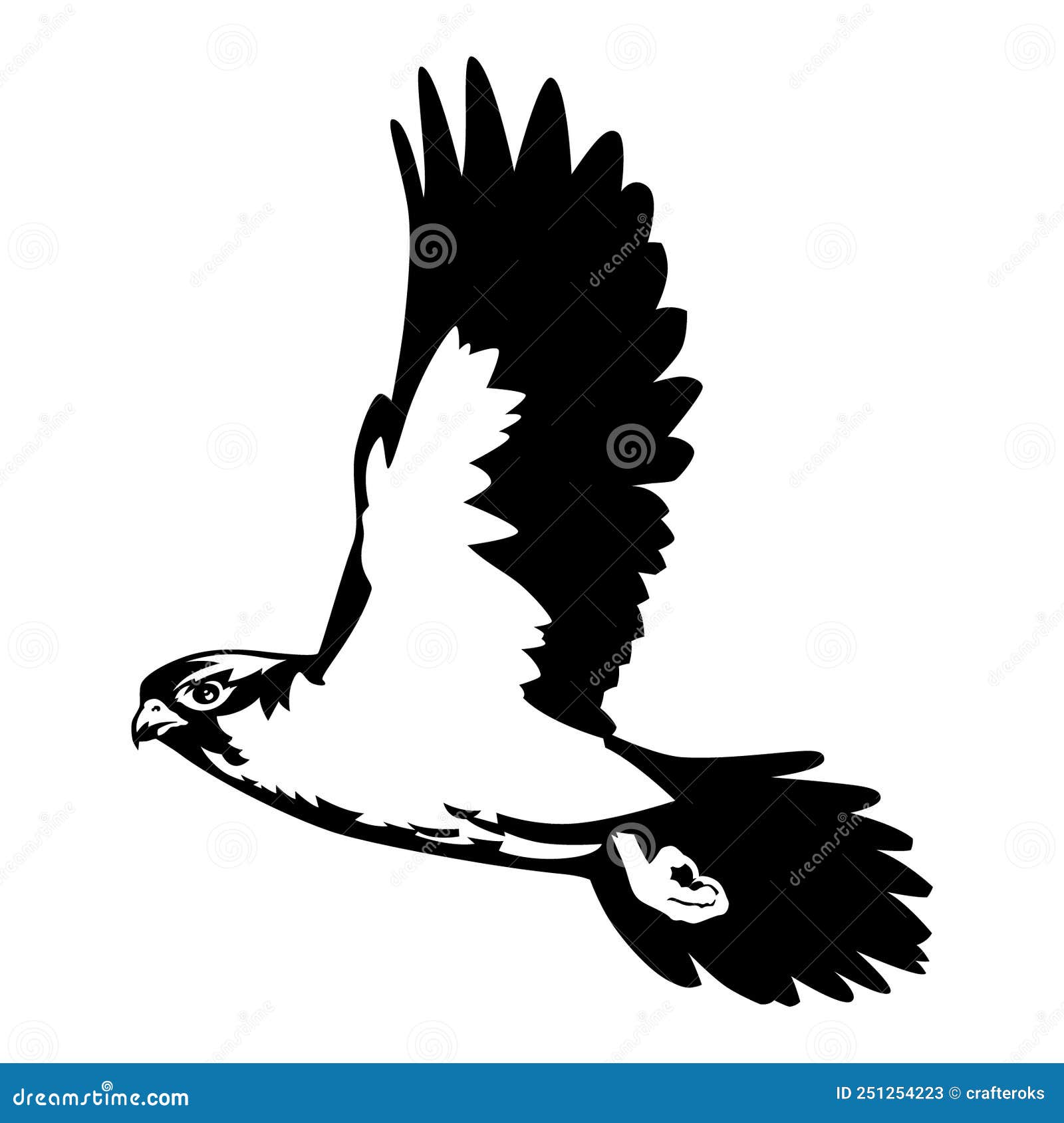 Falcon EPS vector file stock illustration. Illustration of falcon ...