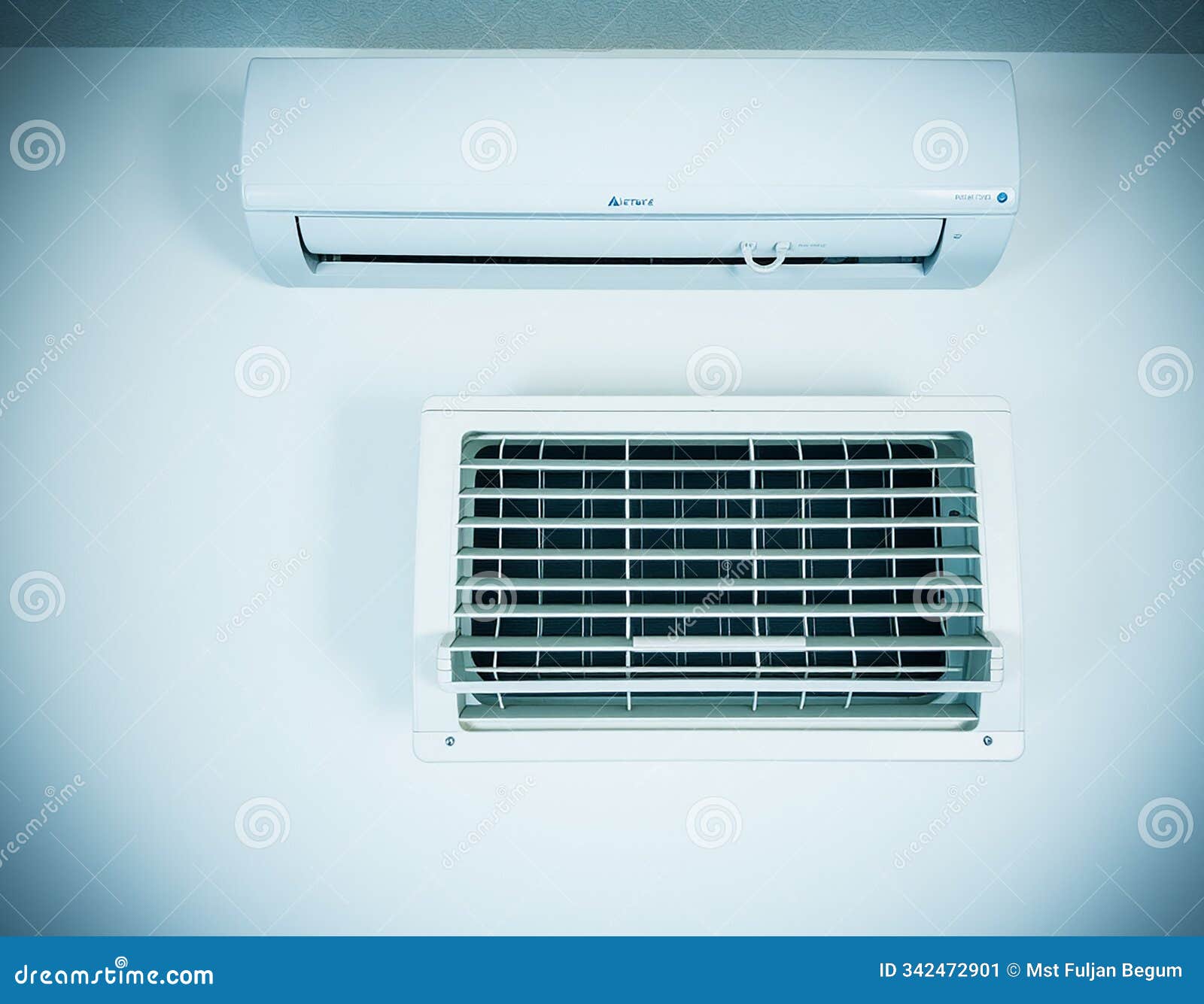 Air Conditioning Unit in Room Ensuring Comfort and Climate Control for ...