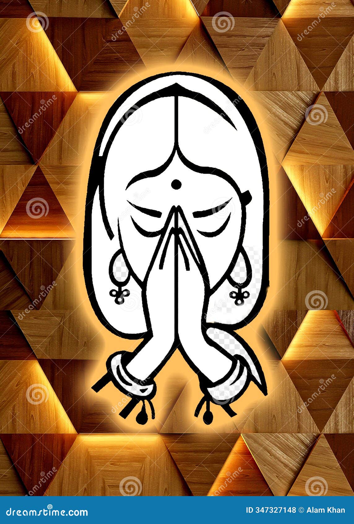 The Image Features a Black and White Illustration of a Woman with Her ...