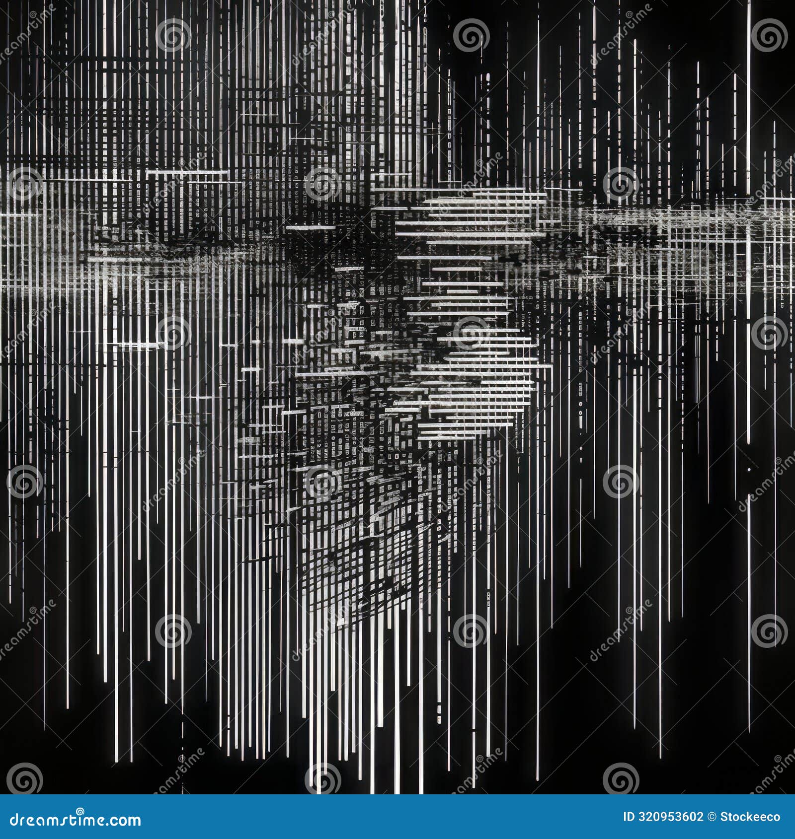 Barcode Image with Dotted and Vertical Lines Stock Illustration ...