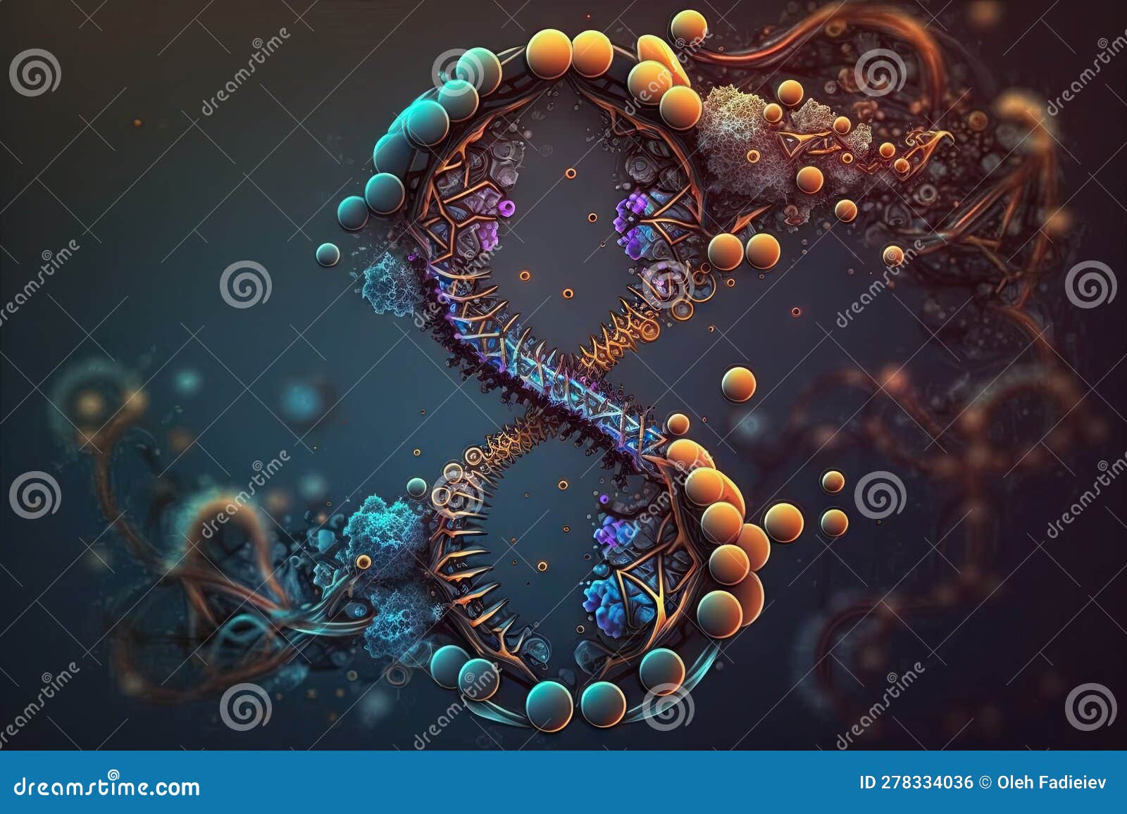 Alveoli Twisted in a Figure-of-eight Pattern Against a Background of ...