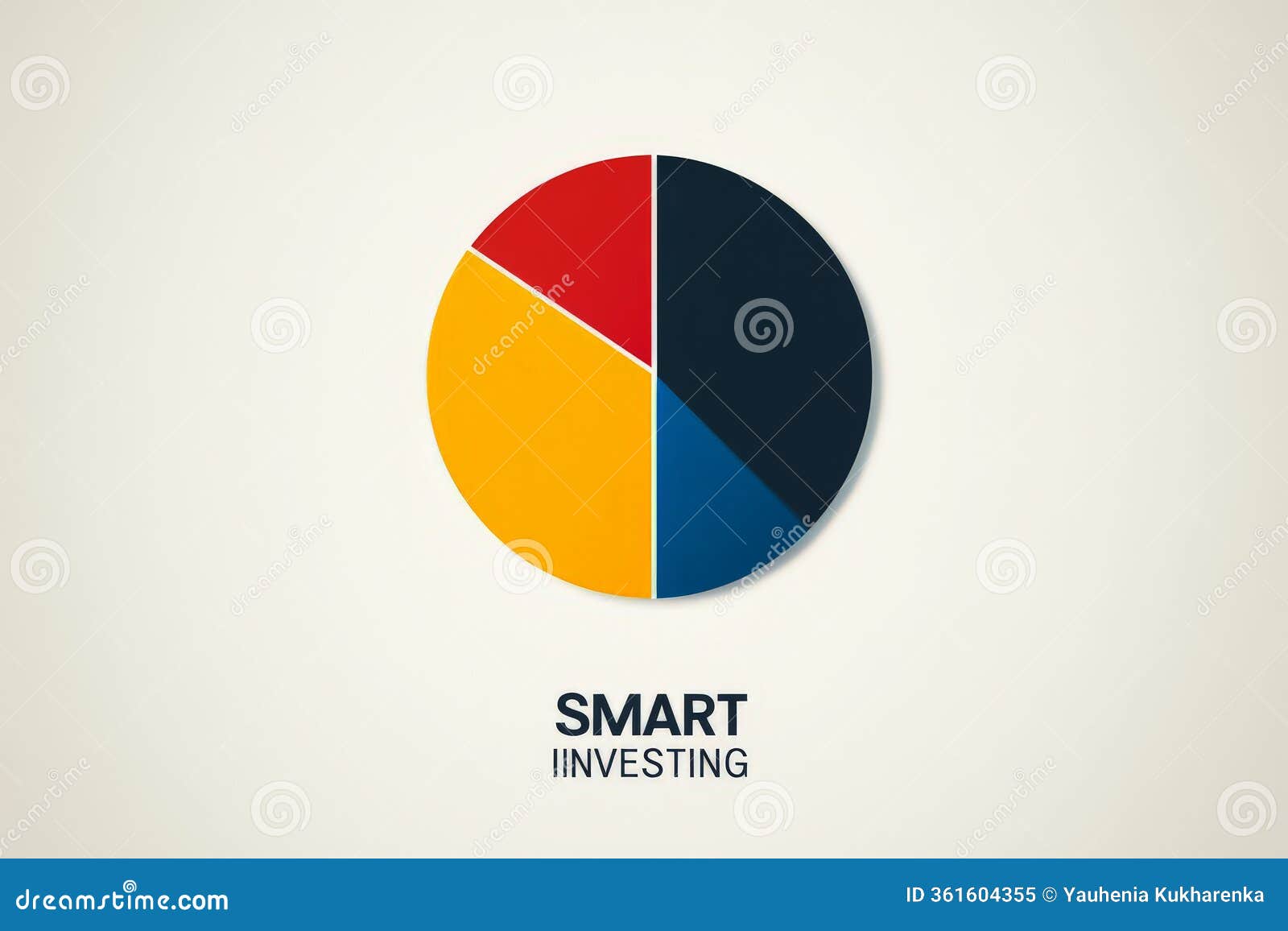 Pie Chart Set, Segmented Circle Icons, Color Infographic Flower Round ...