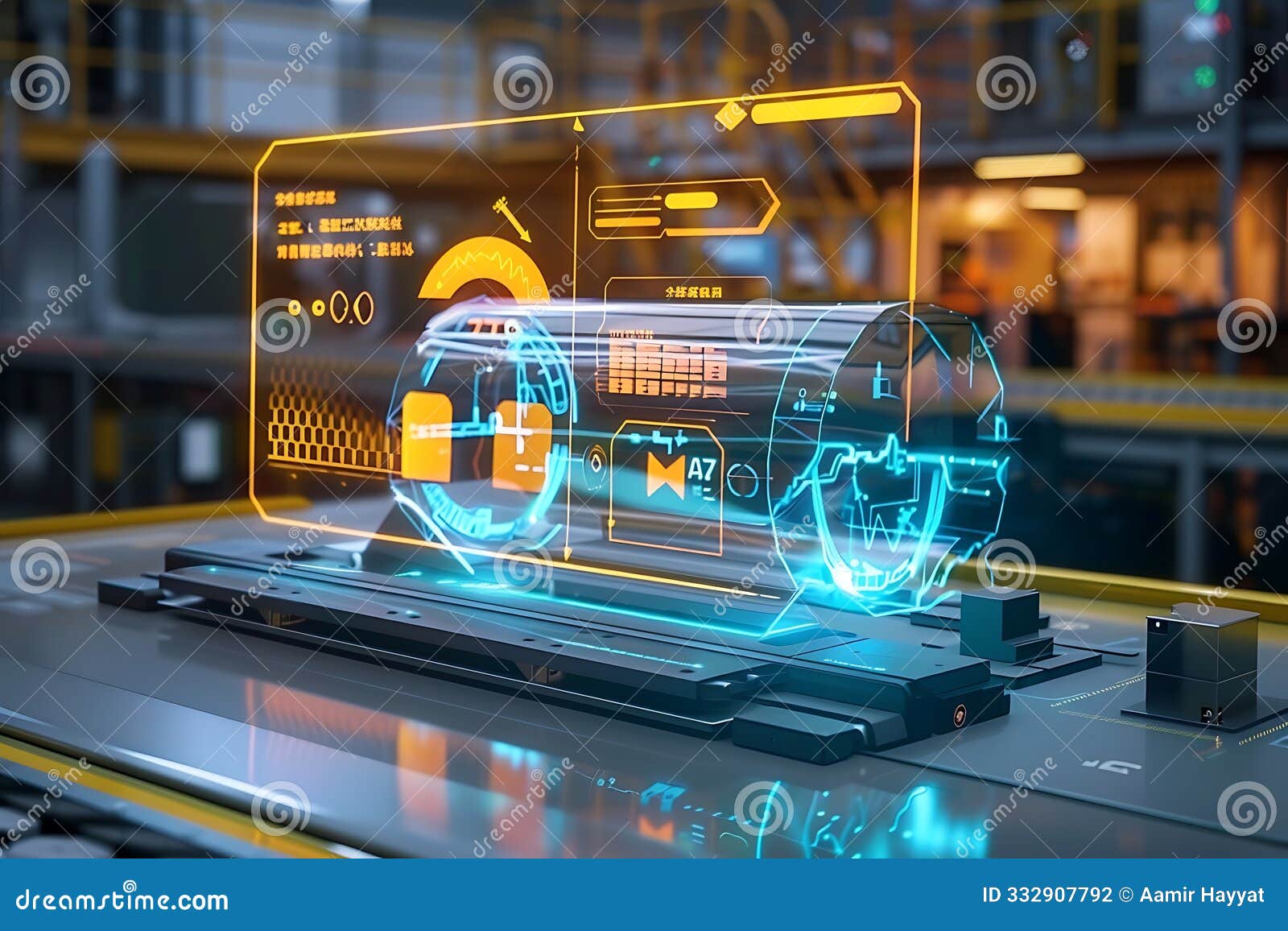 Electronic Android Heart Internal Organ, Part Of Futuristic Robotic And ...