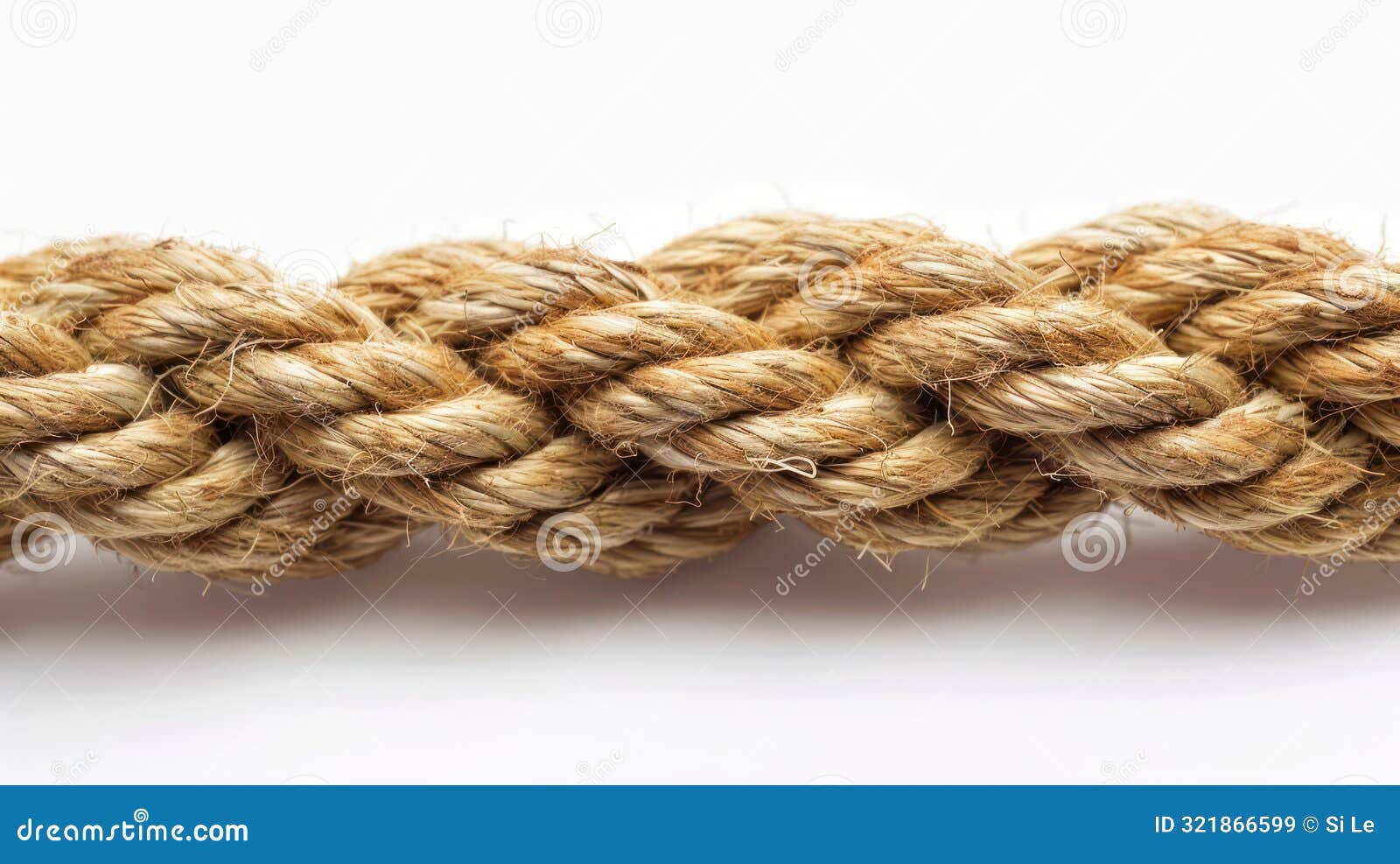 Isolated Manila Rope Cut Out on White Background for Design Projects ...