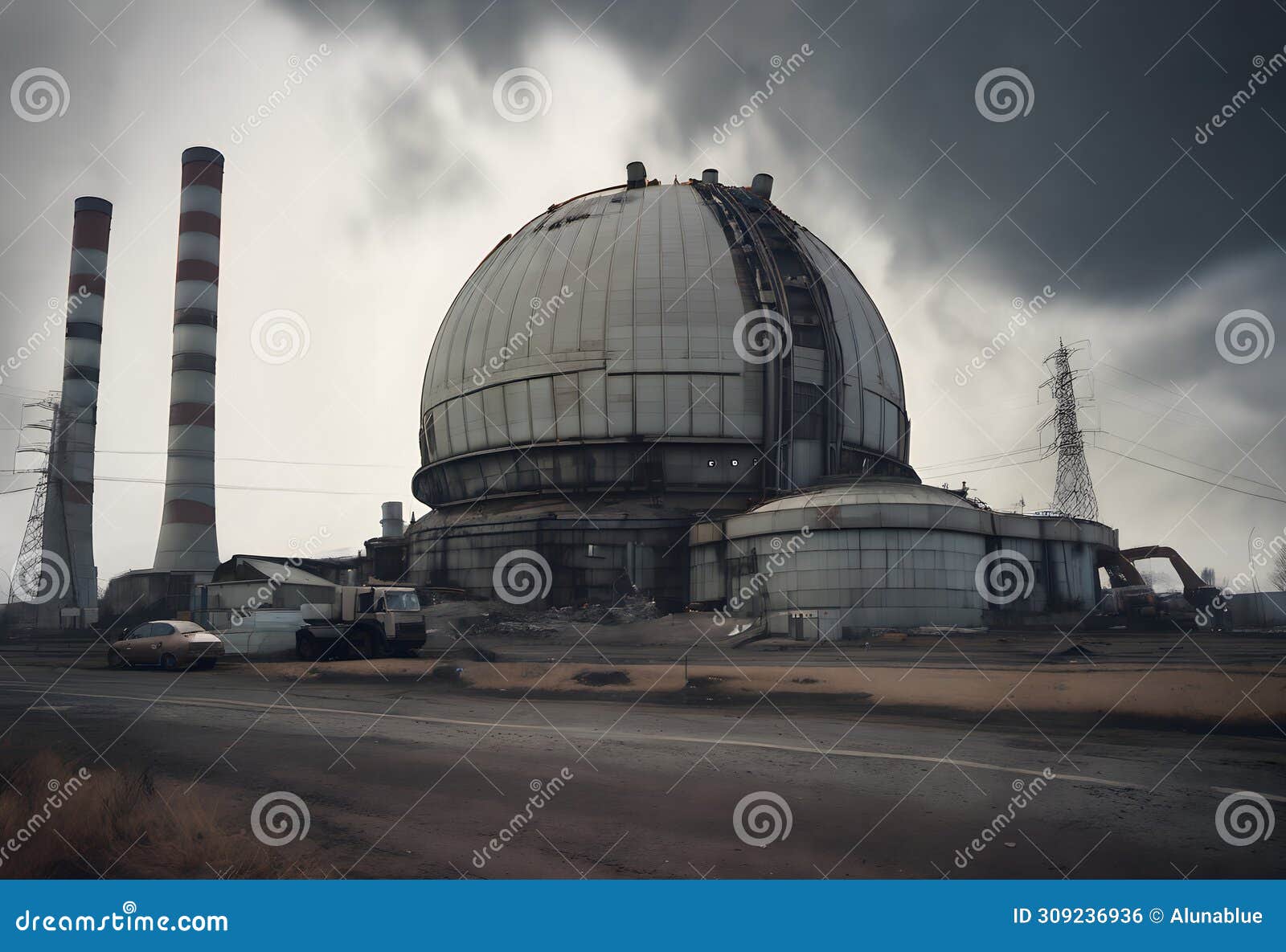 Nuclear Containment Building, In Line Design. Nuclear, Containment ...