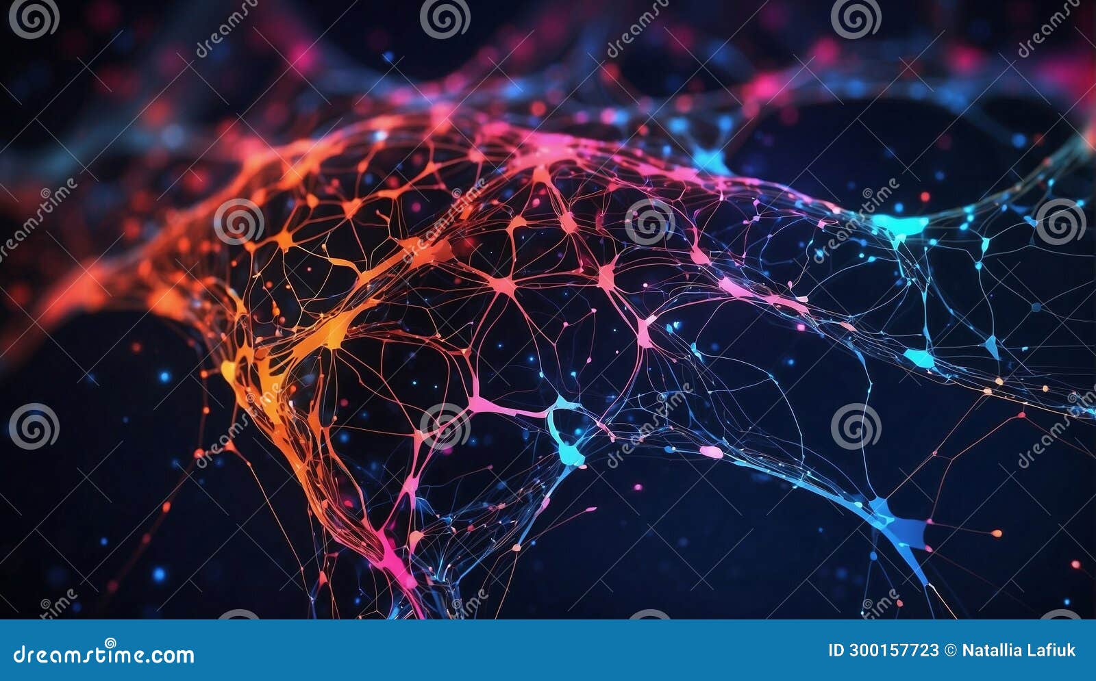 Neural Abstract Patterns Background Neuroscience Artificial ...