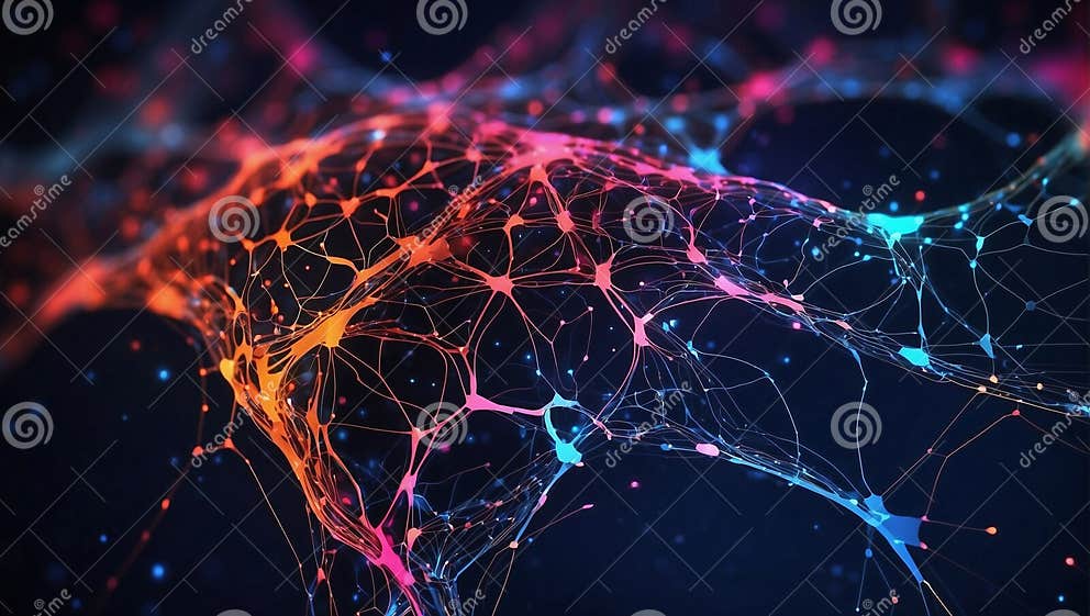 Neural Abstract Patterns Background Neuroscience Artificial ...