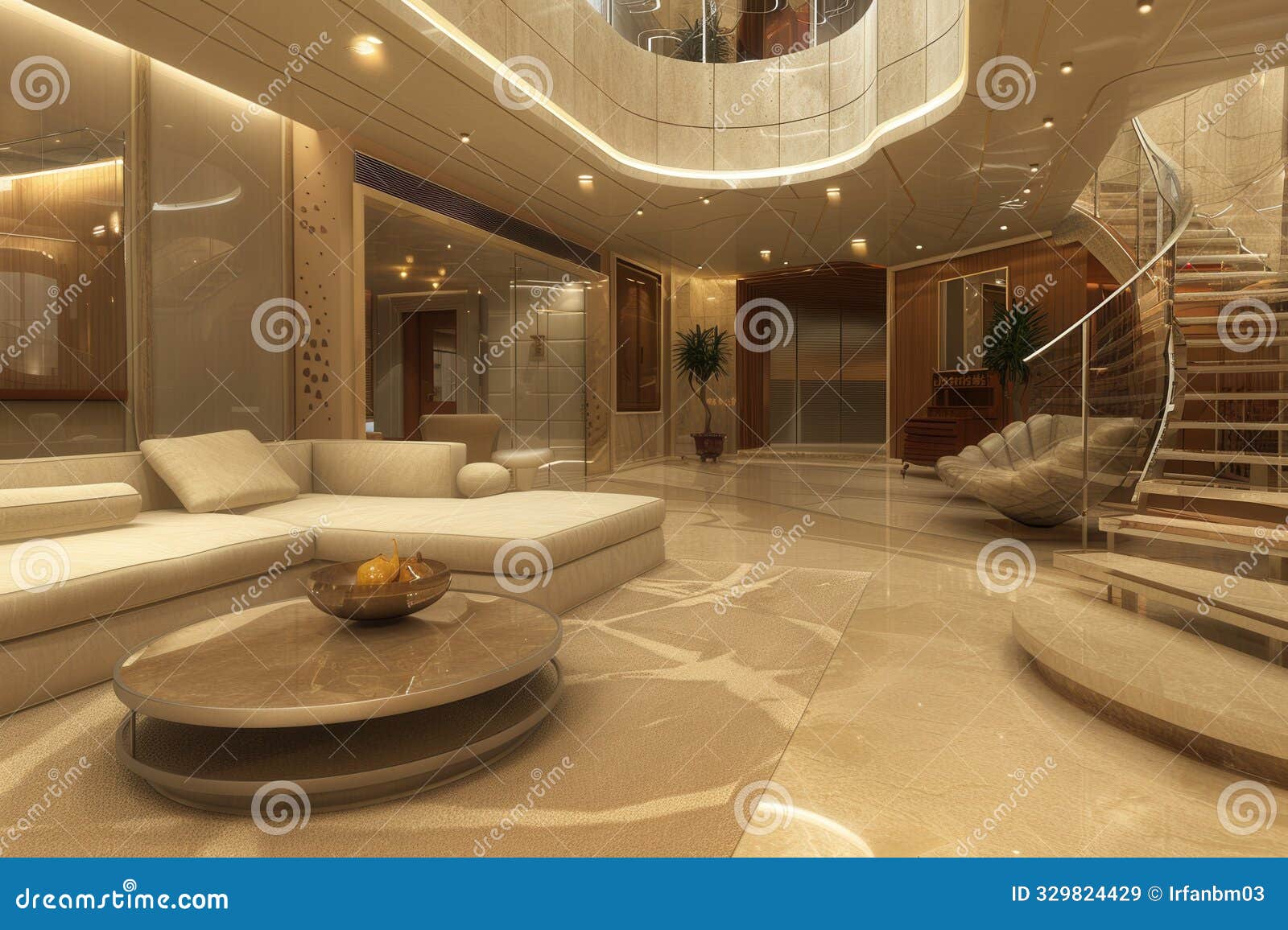 Modern Abstract Interior Design. Abstract Architecture and Interior ...