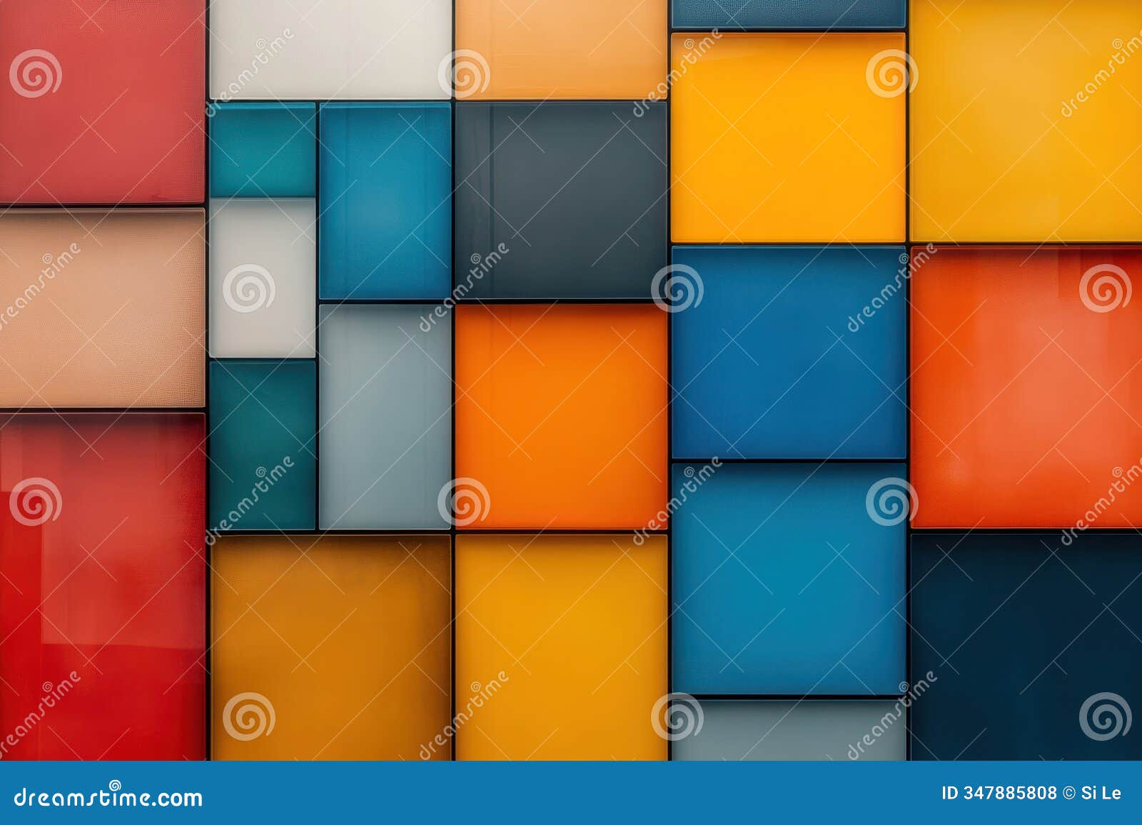 Modern Bauhaus Grid Pattern Backgrounds for Art and Technology Designs ...